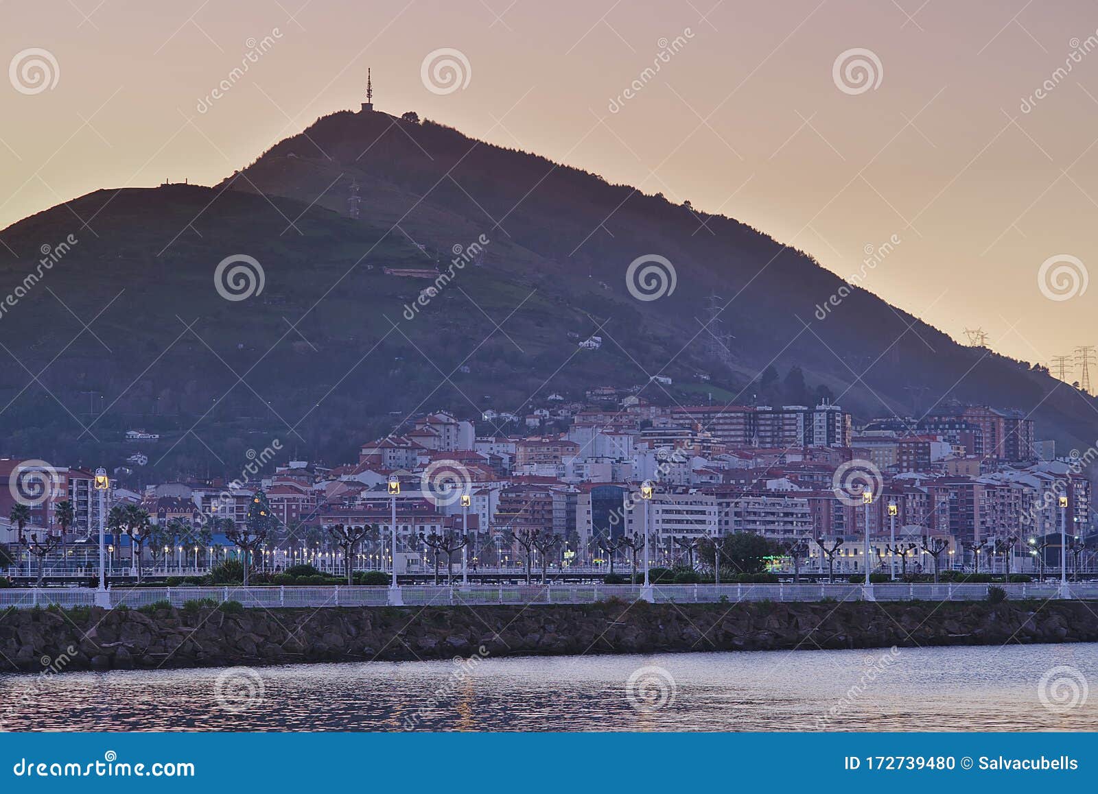 Coastal Town in Basque Country Editorial Image - Image of passage ...