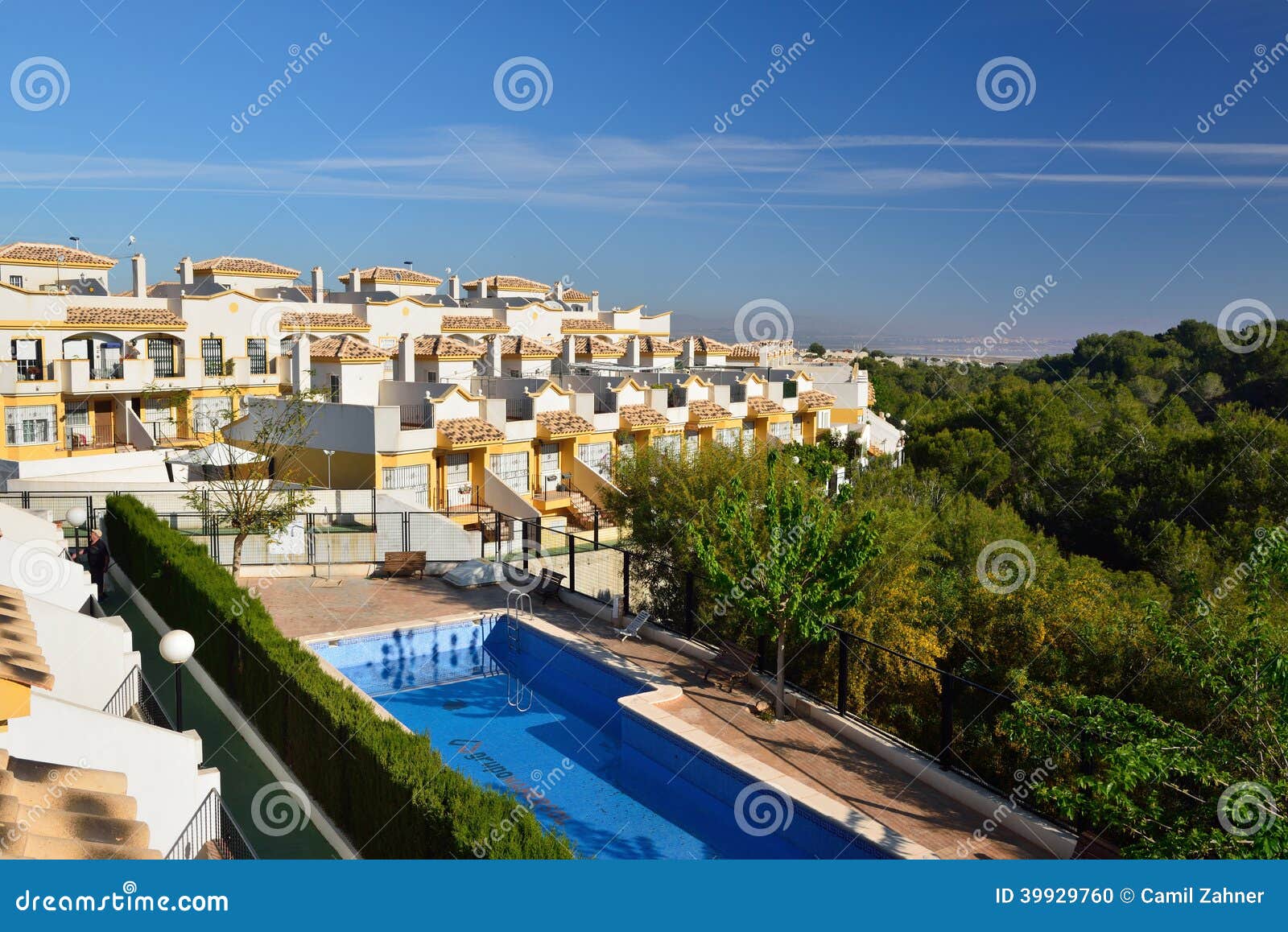 Coastal Urbanization in Spain, Costa Blanca Stock Photo - Image of ...