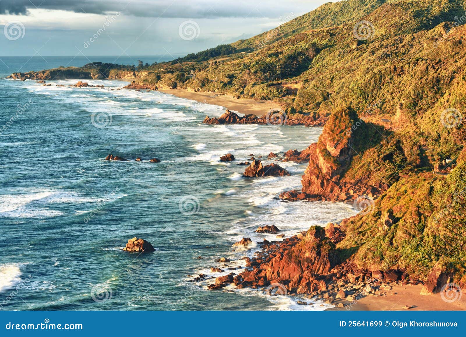 Coastal view stock image. Image of nature, summer, blue - 25641699