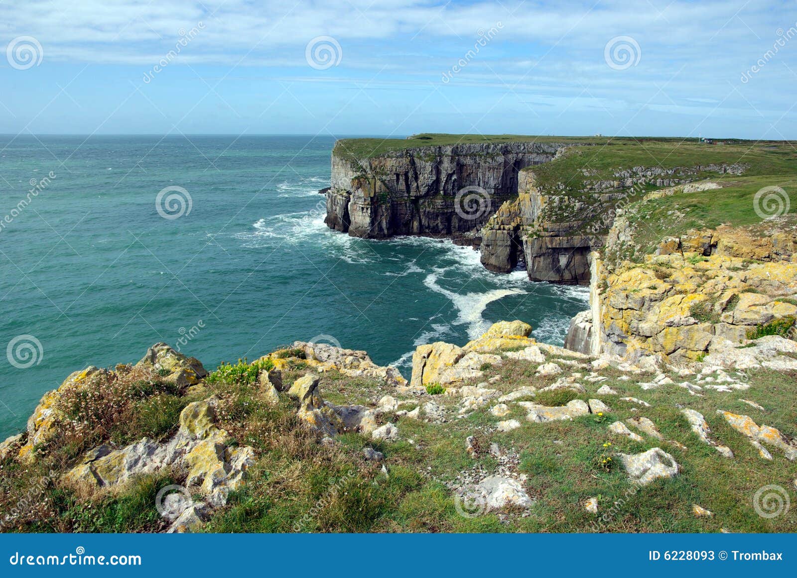 Coastal view stock image. Image of beauty, herb, view - 6228093