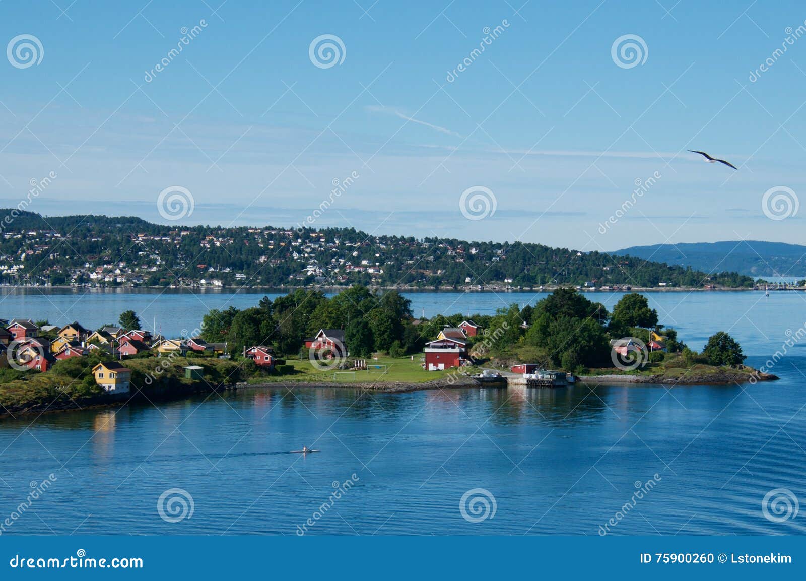 Coastal View of Oslo, Norway Stock Photo - Image of view, vacation ...