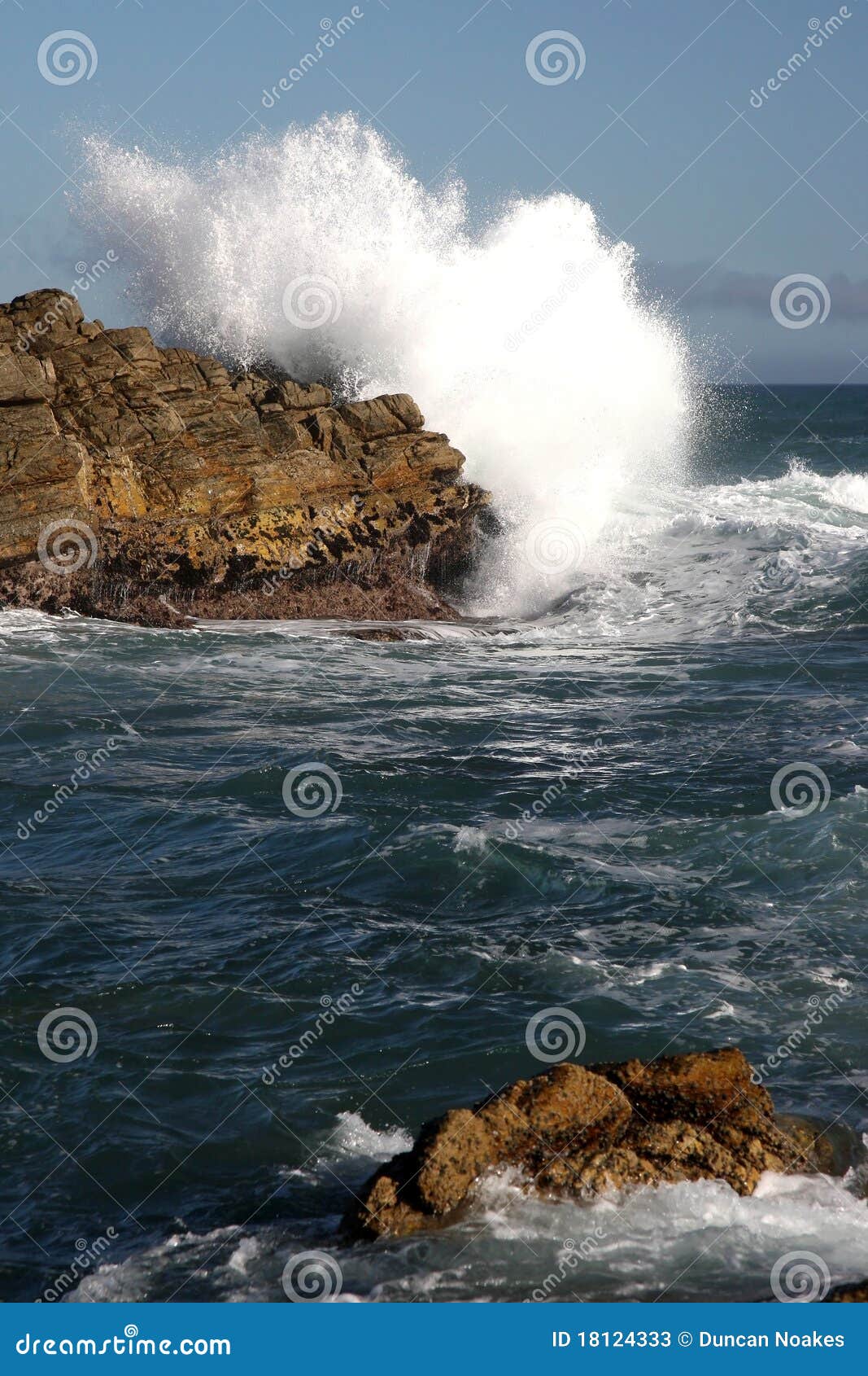 Coastal Waves stock image. Image of stormy, surf, rock - 18124333