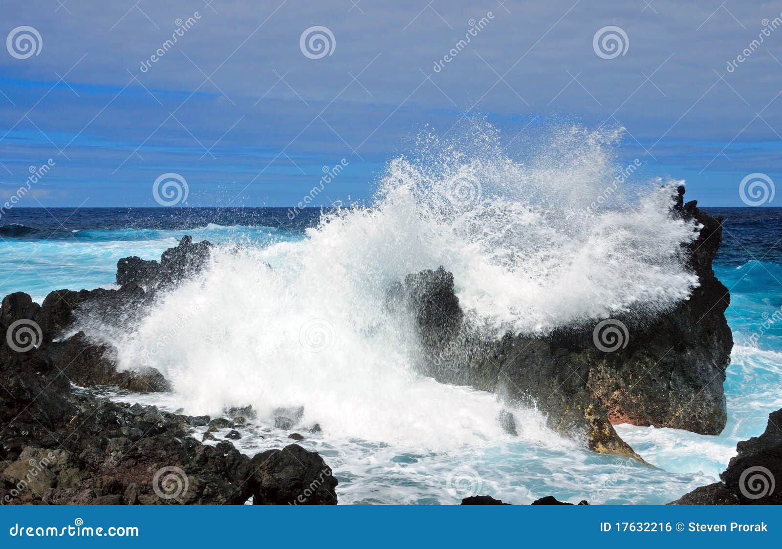 Coastal waves on rocks stock photo. Image of rock, wild - 17632216