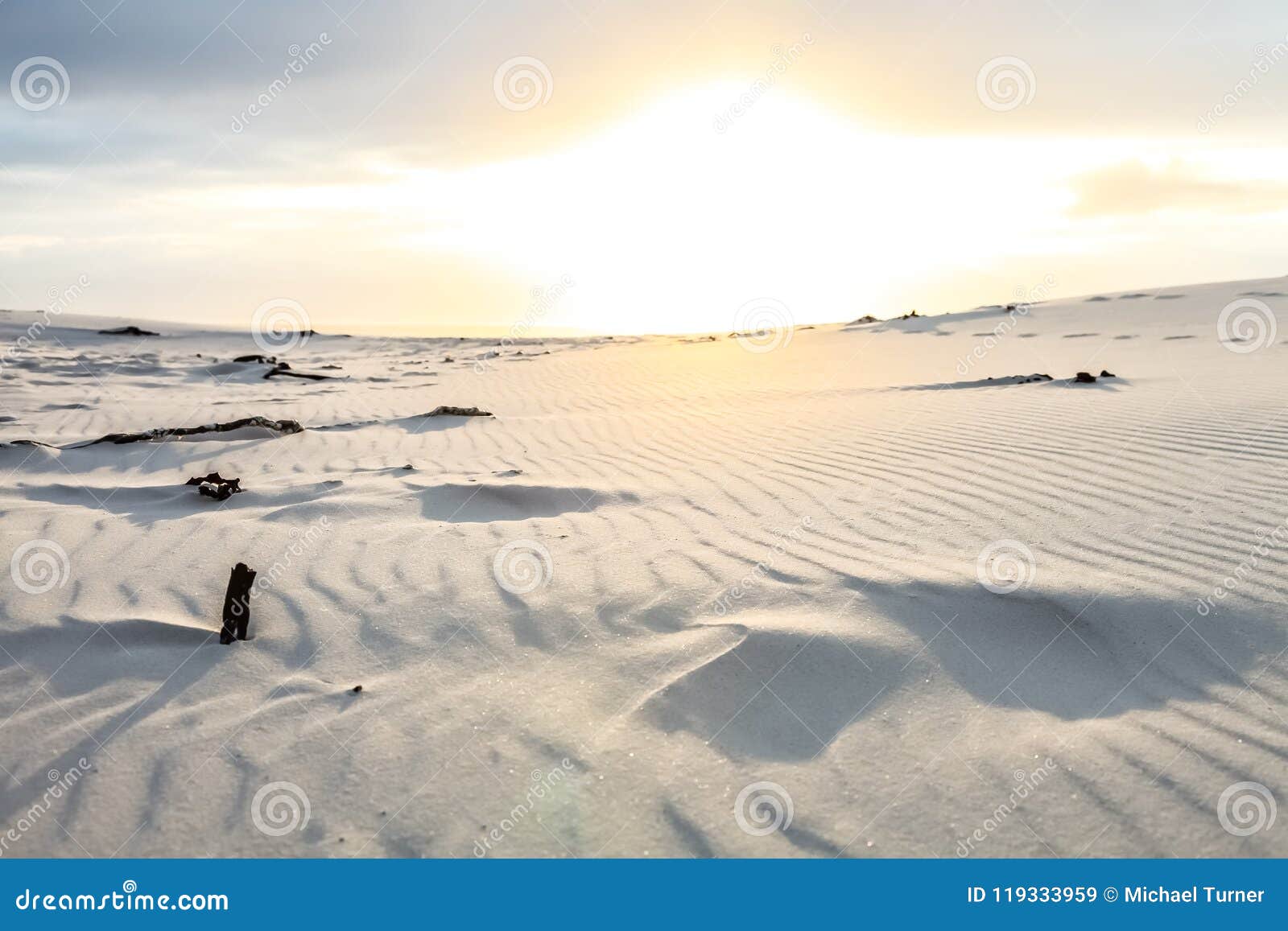 White Beach Sand with Ripples and Waves Texture Pattern Stock Image ...