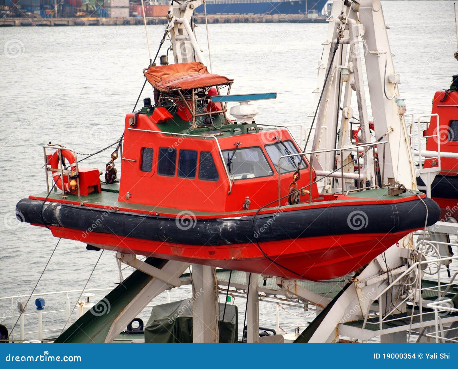 Coastguard Rescue Boat stock photo. Image of dinghy, steel - 19000354
