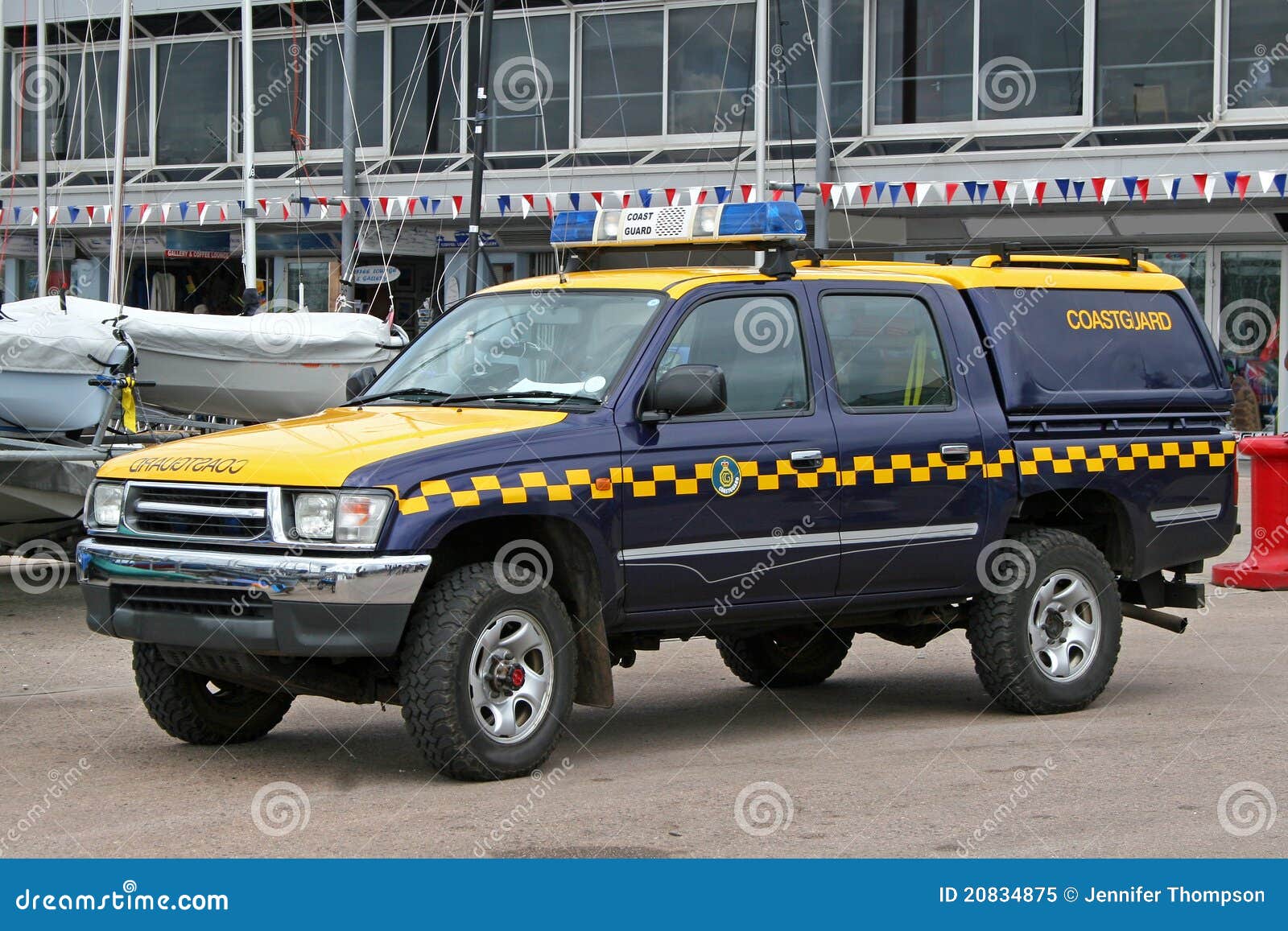 Coastguard van stock image. Image of harbour, auto, vehicle - 20834875