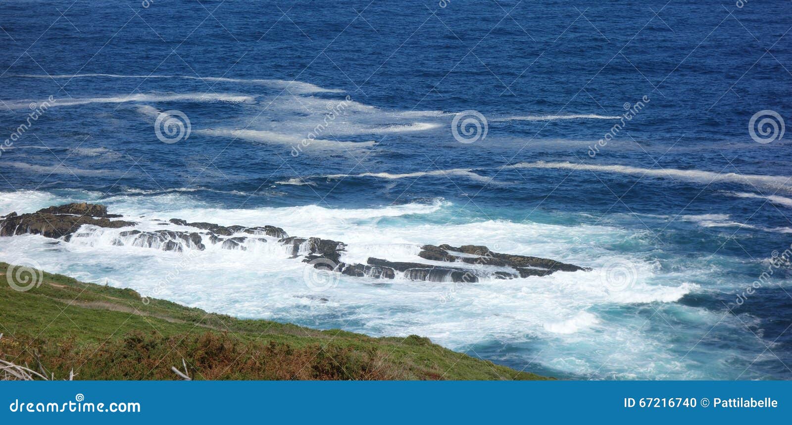 Coastline at the Atlantic Ocean Stock Photo - Image of nature ...