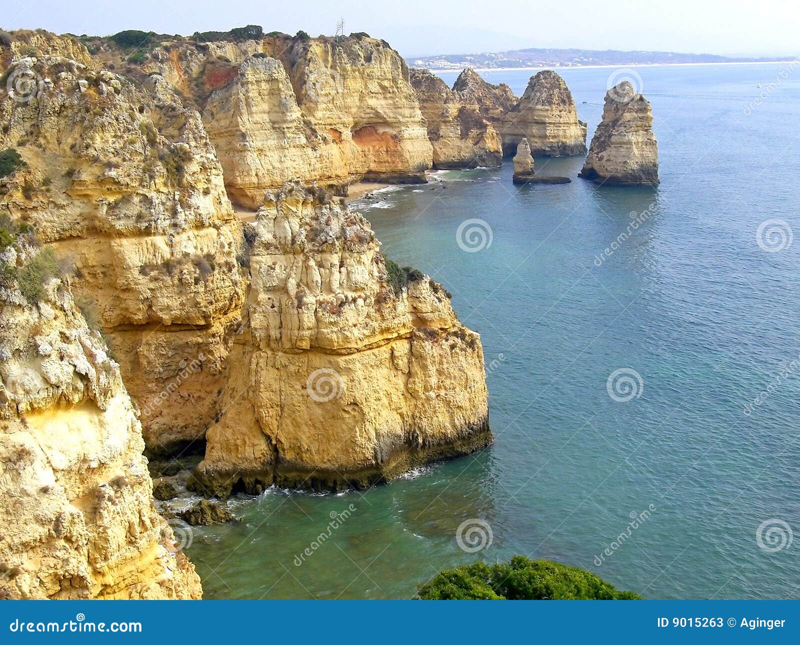 Coastline of Atlantic Ocean - Horizontal Stock Image - Image of water ...