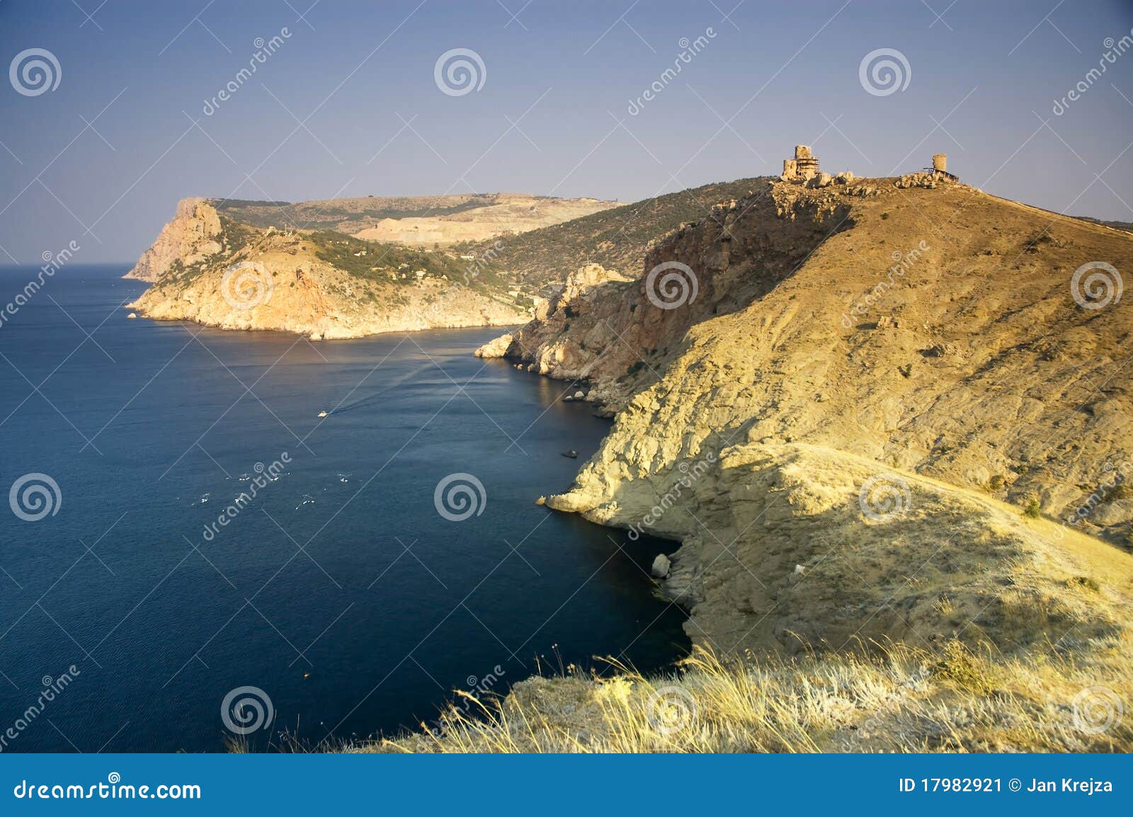 Coastline of Balaklava, Ukraine Stock Image - Image of landscape ...