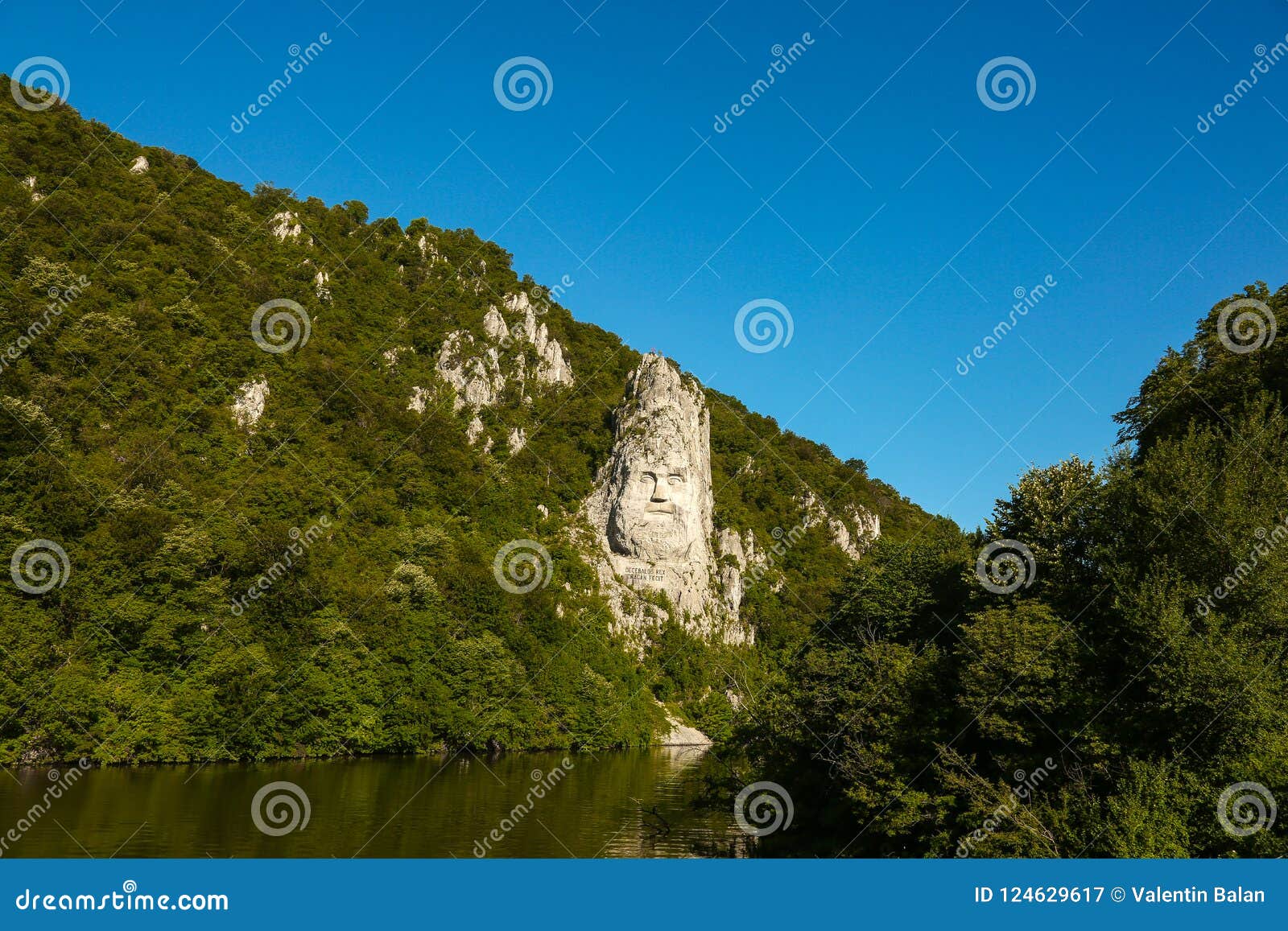 The Statue of Dacian King Decebalus Stock Image - Image of natural ...