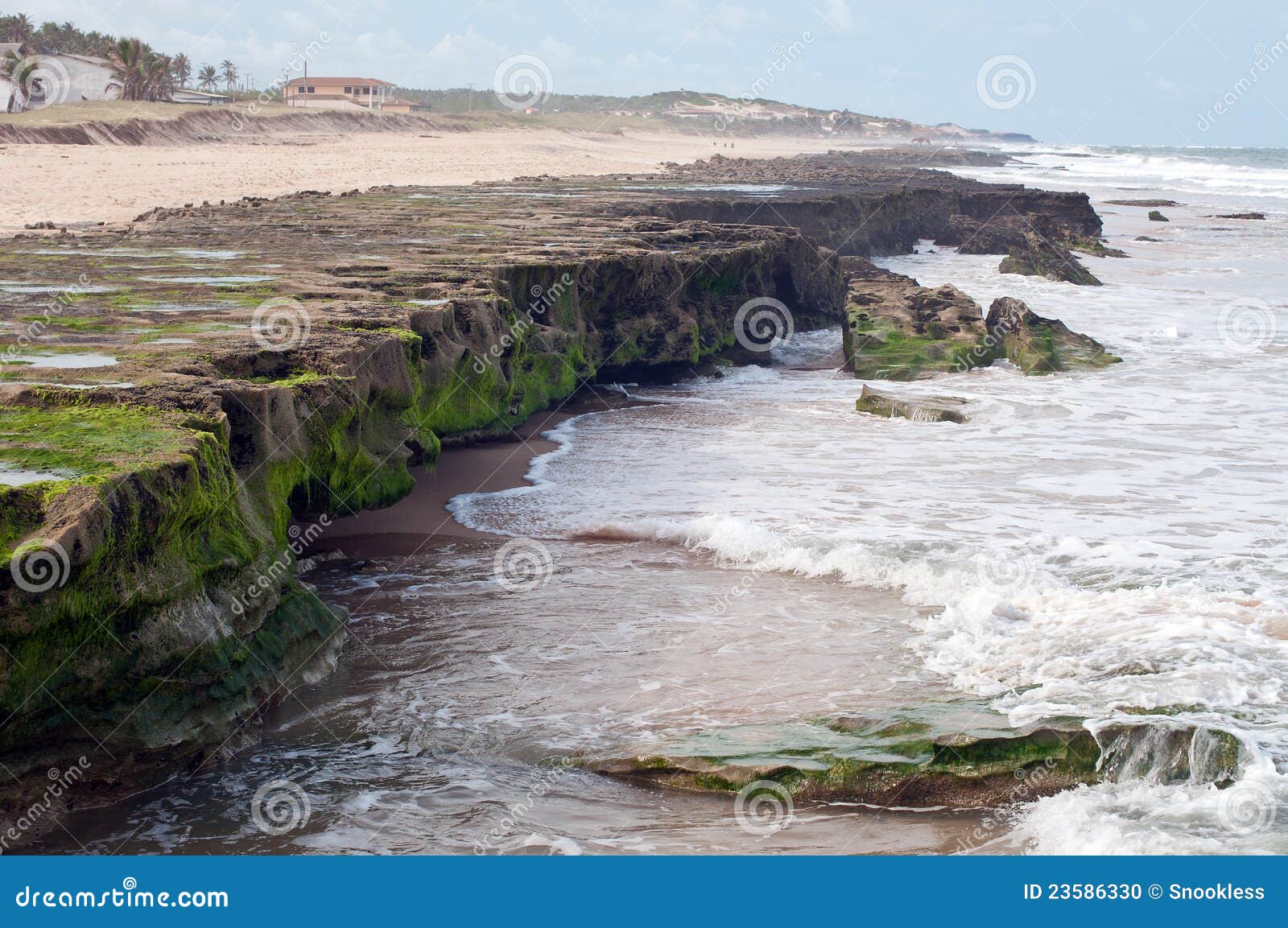 Coastline Brazil stock photo. Image of water, scenic - 23586330