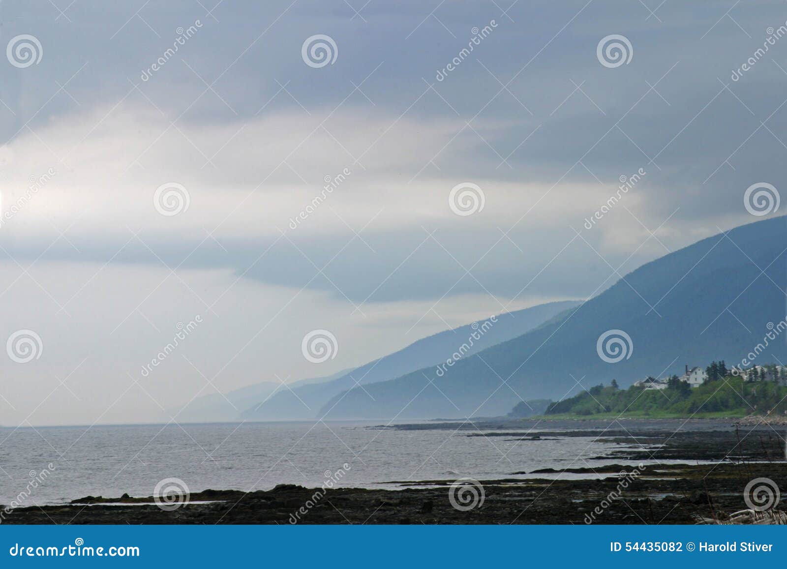 The Coastline in Gaspe, Quebec Stock Photo - Image of peninsula ...