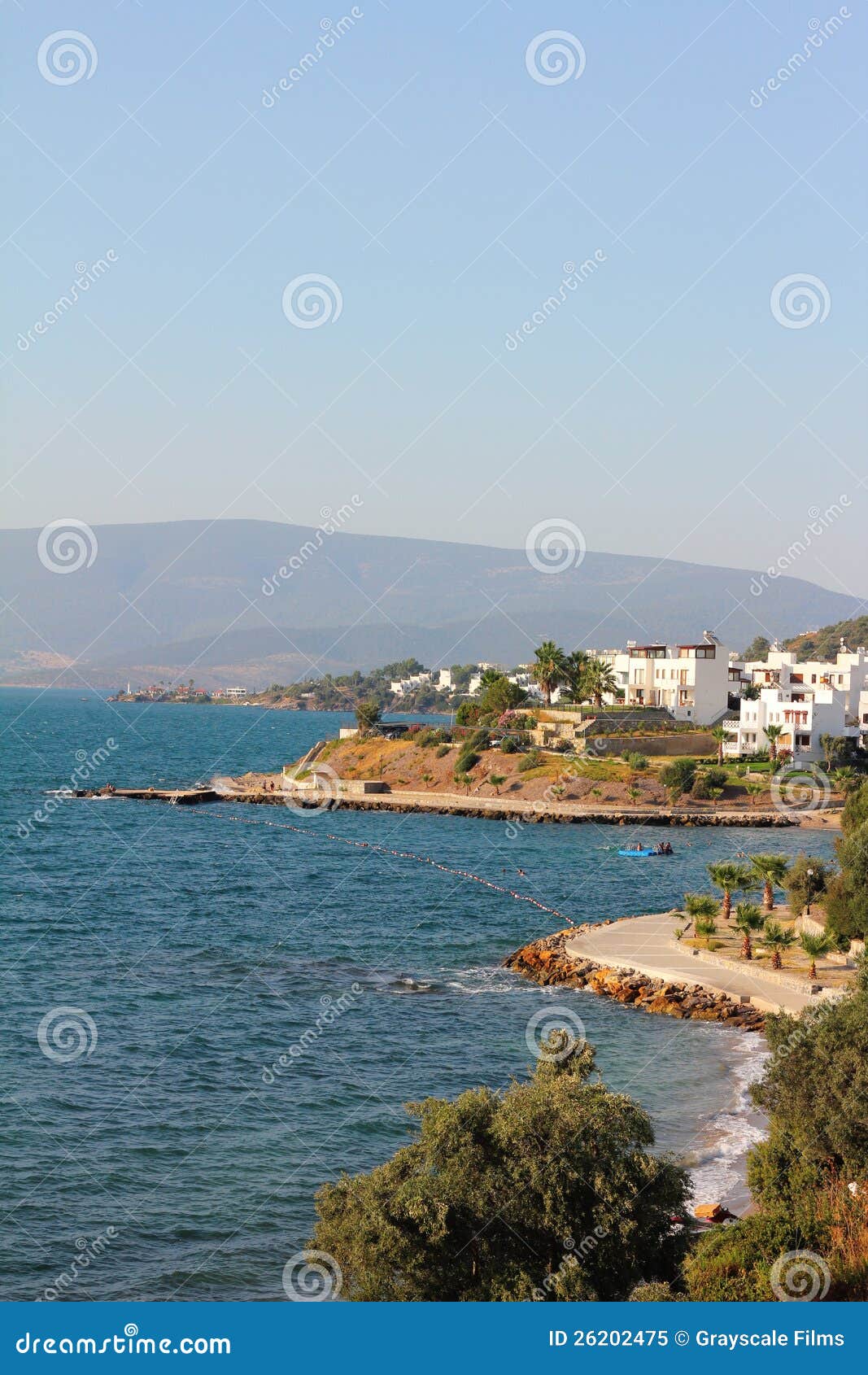 Coastline of Gulluk in Bodrum, Turkey Stock Image - Image of bodrum ...