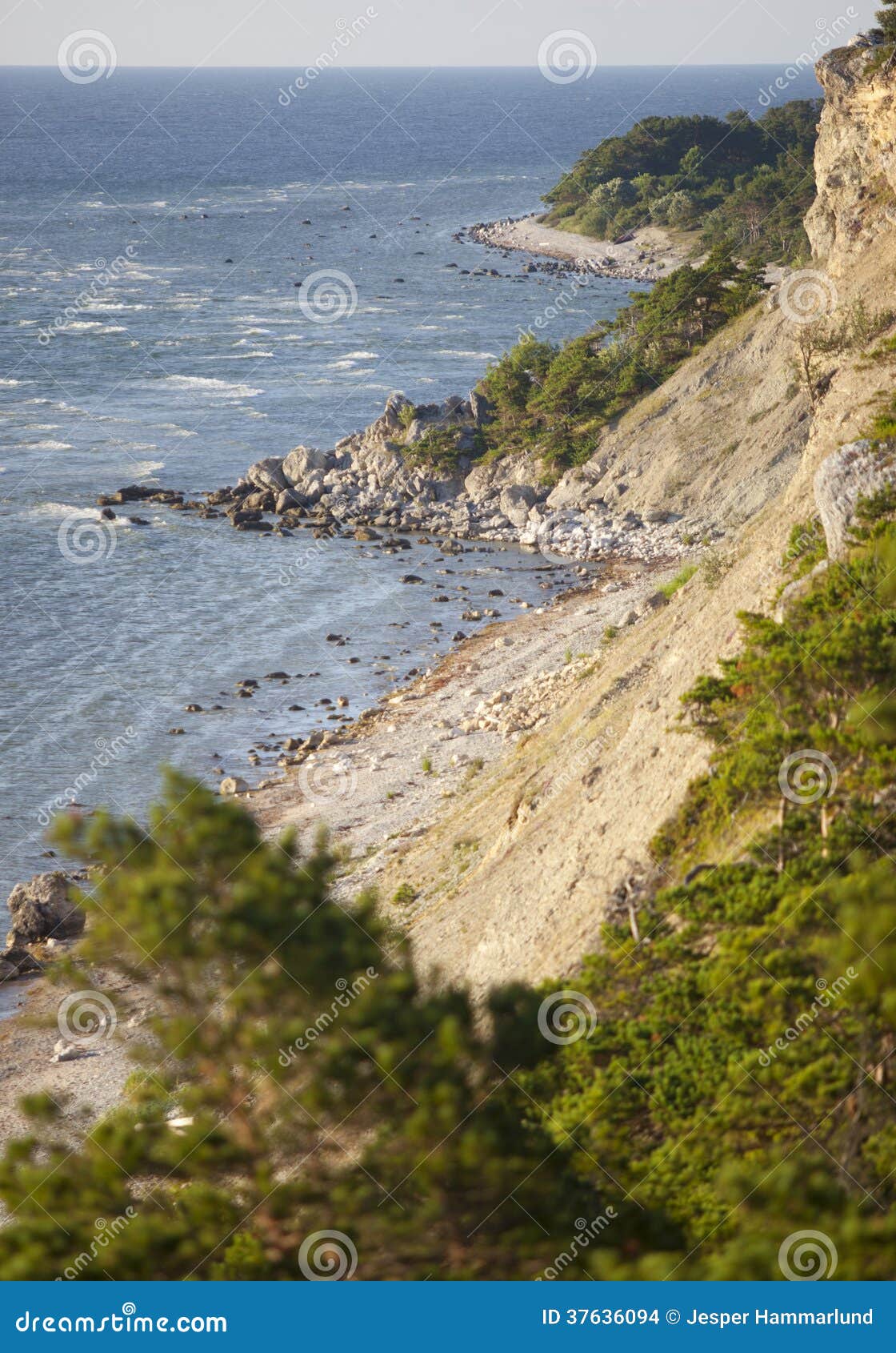 Coastline on the Island Gotland.GN Stock Photo - Image of coastline ...