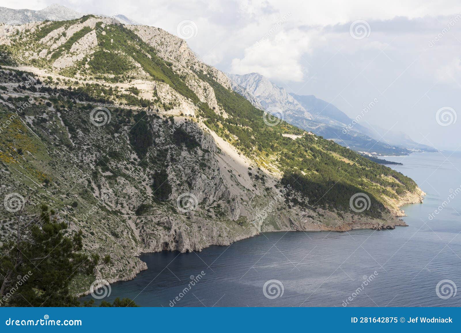 Coastline Near Split in Croatia Stock Image - Image of makarska ...