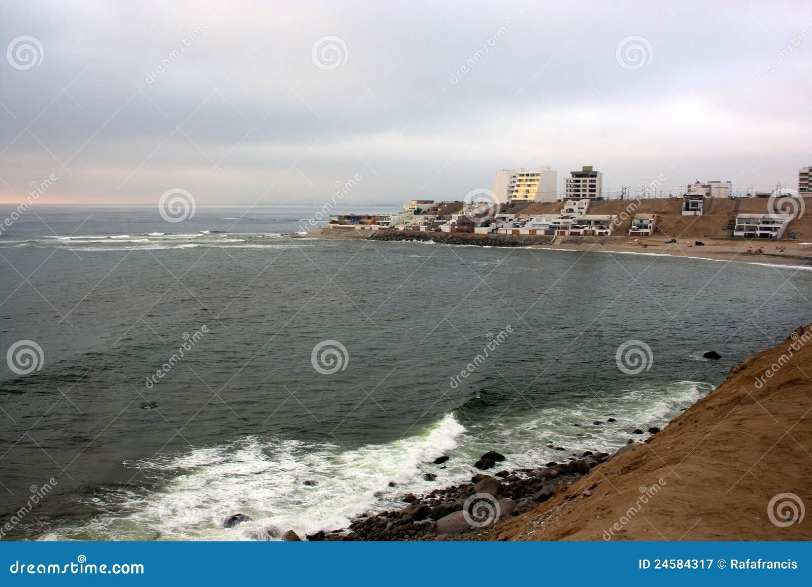 Coastline of Peru stock image. Image of famous, road - 24584317