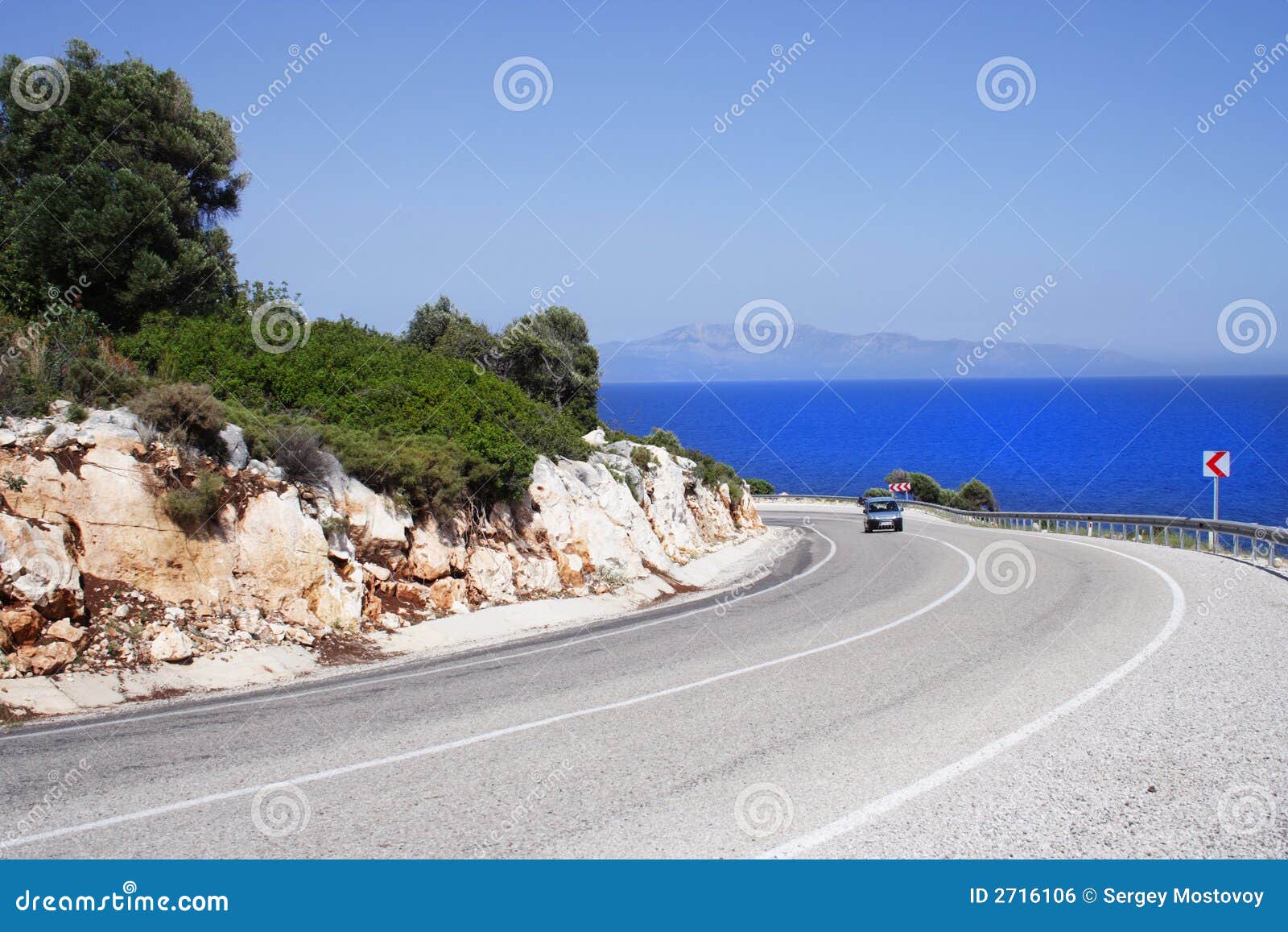 Coastline road stock photo. Image of sunlight, highway - 2716106