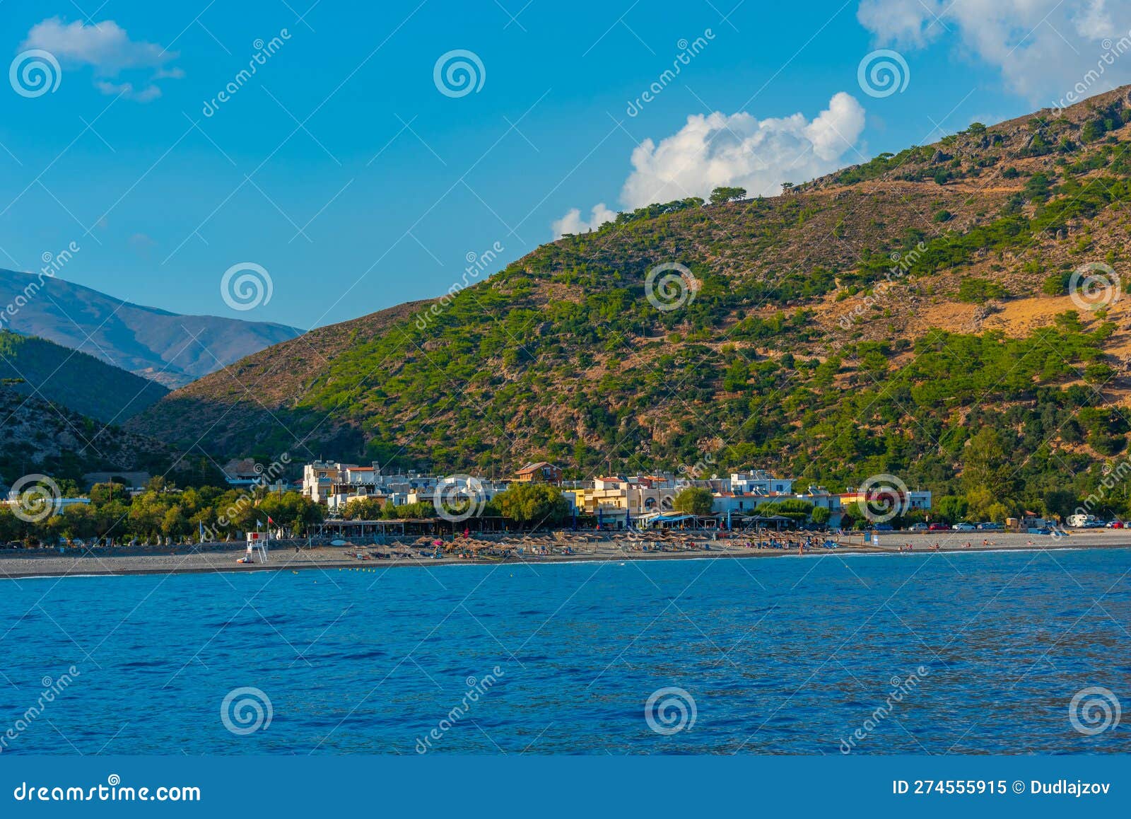 Coastline of Southern Crete in Greece Stock Image - Image of rocky ...