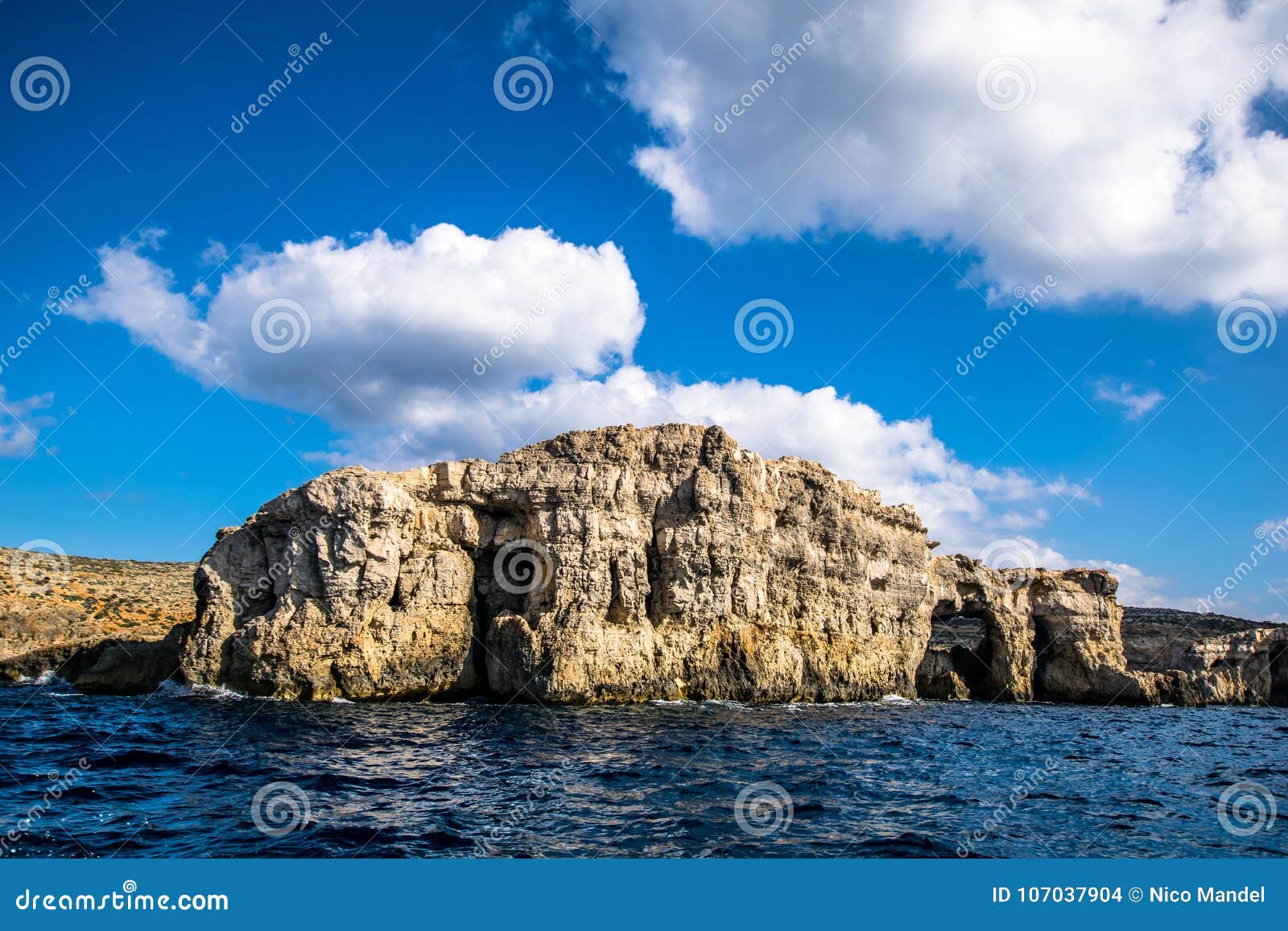 Coast and cliffs of Malta stock photo. Image of malta - 107037904