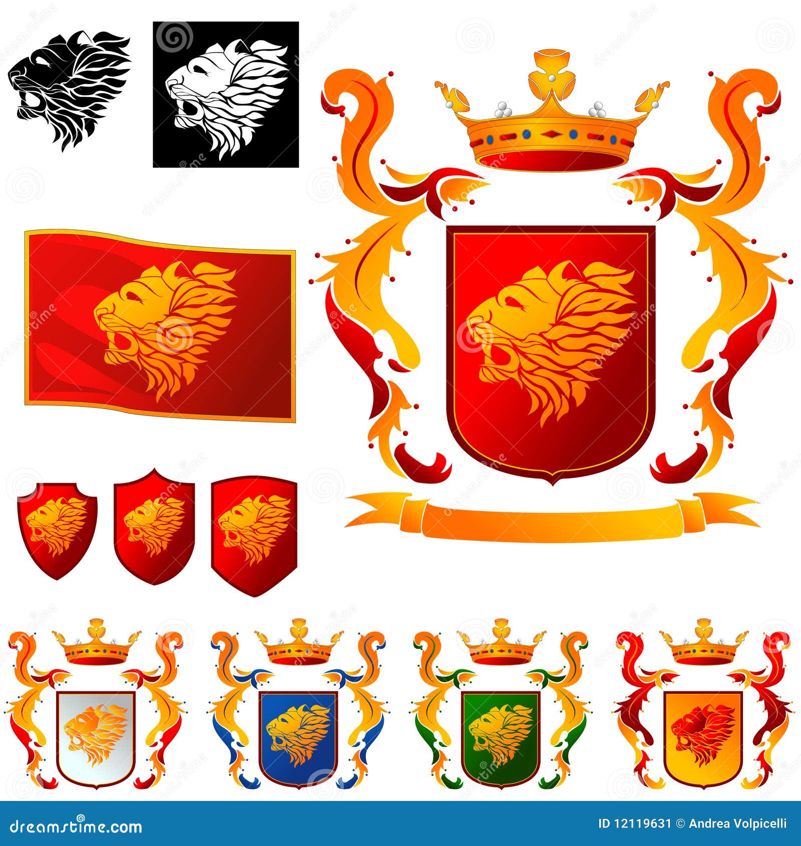 Spanish Coat Of Arms Lion