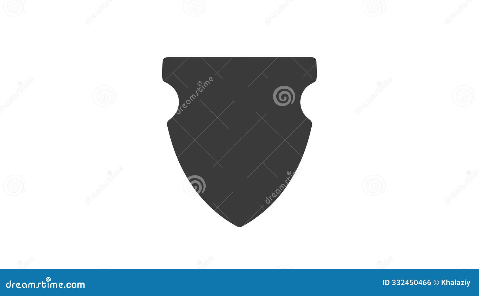 Vector Shapes in Form of Shields Stock Illustration - Illustration of ...