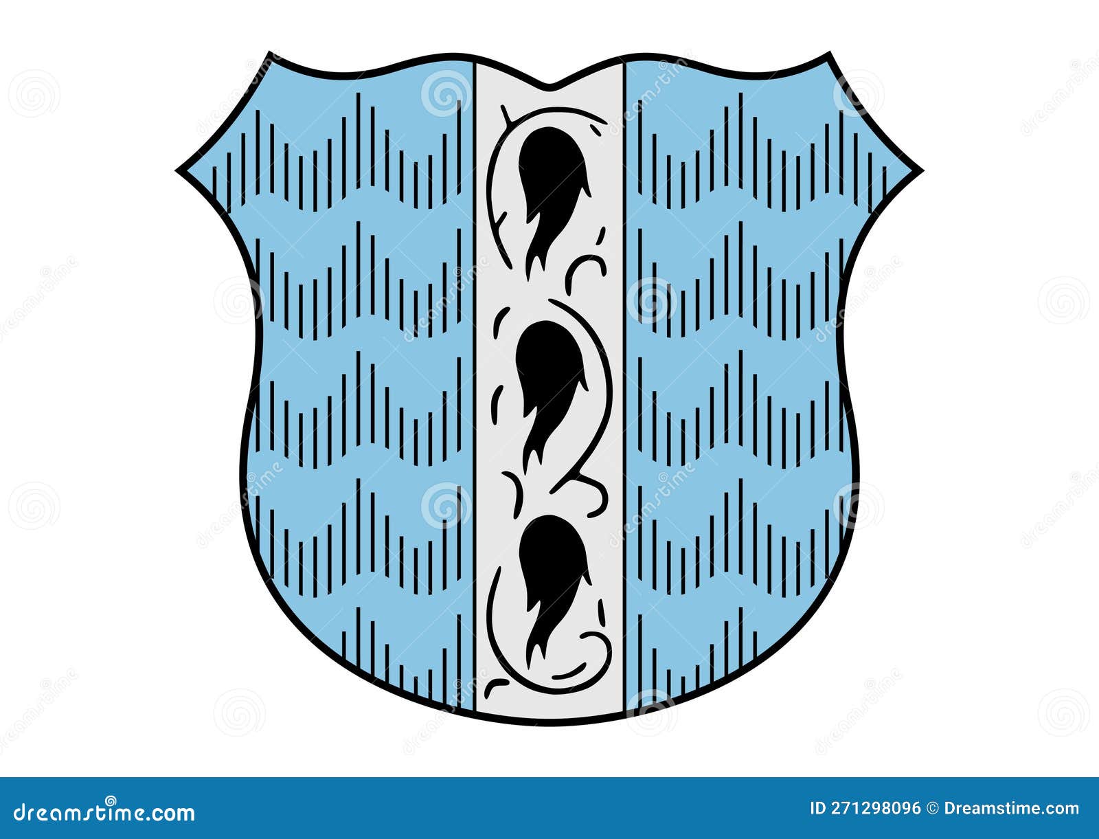 Coat of Arms of Bregenz stock illustration. Illustration of aviable ...