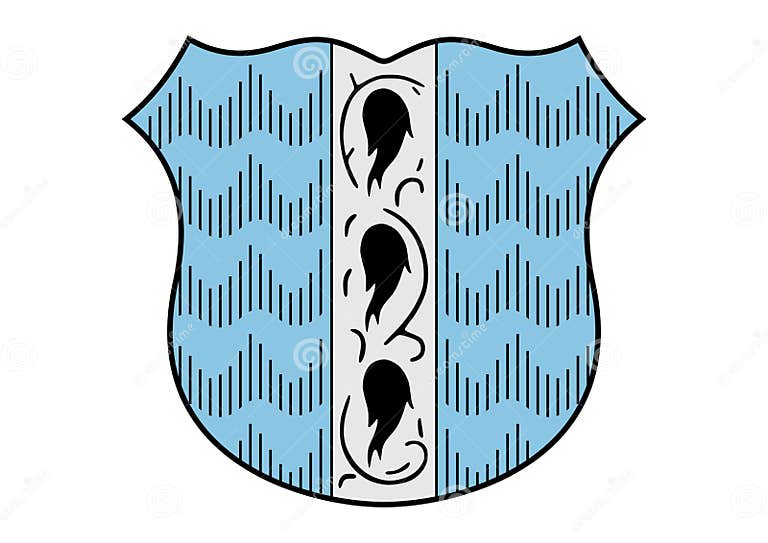 Coat of Arms of Bregenz stock illustration. Illustration of aviable ...