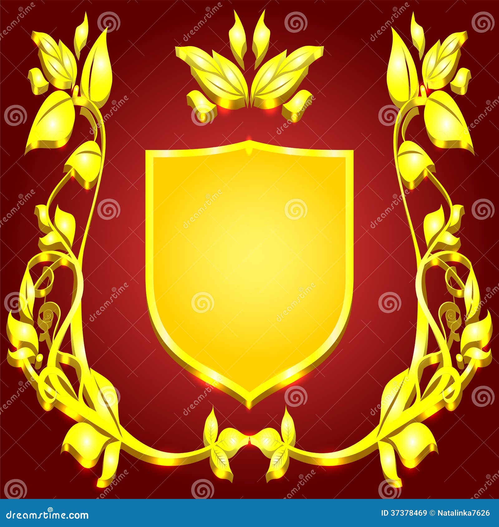 Gold Monogram. Letter M. Graceful Emblem Template. Simple Logo Design ...