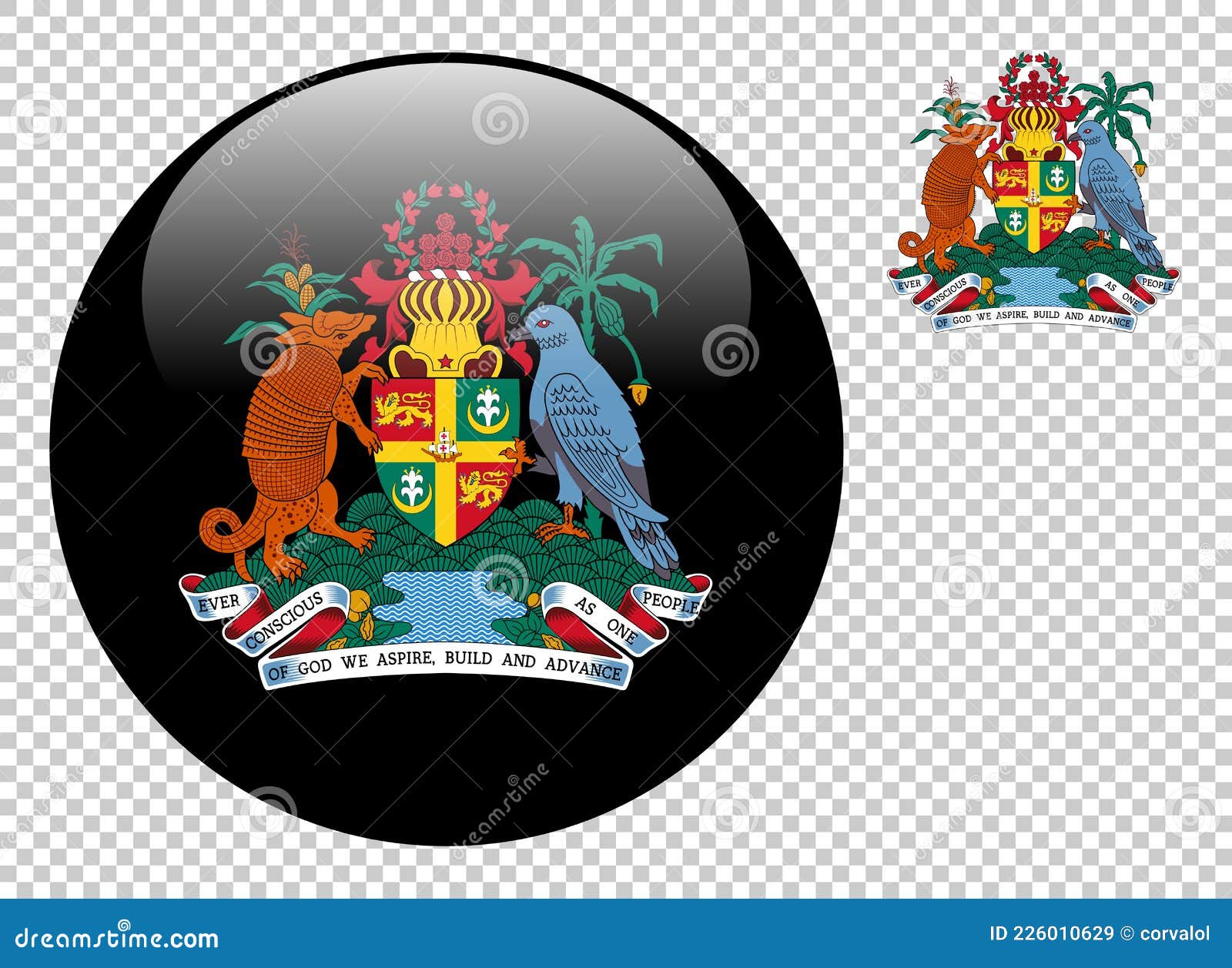 Grenada Vector Map Isolated On White Background. High-Detailed Black ...