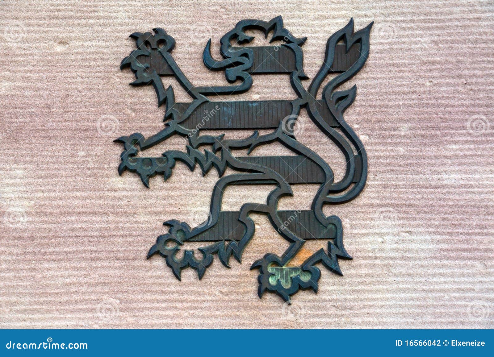 Coat of arms from Hesse stock photo. Image of sandstone - 16566042