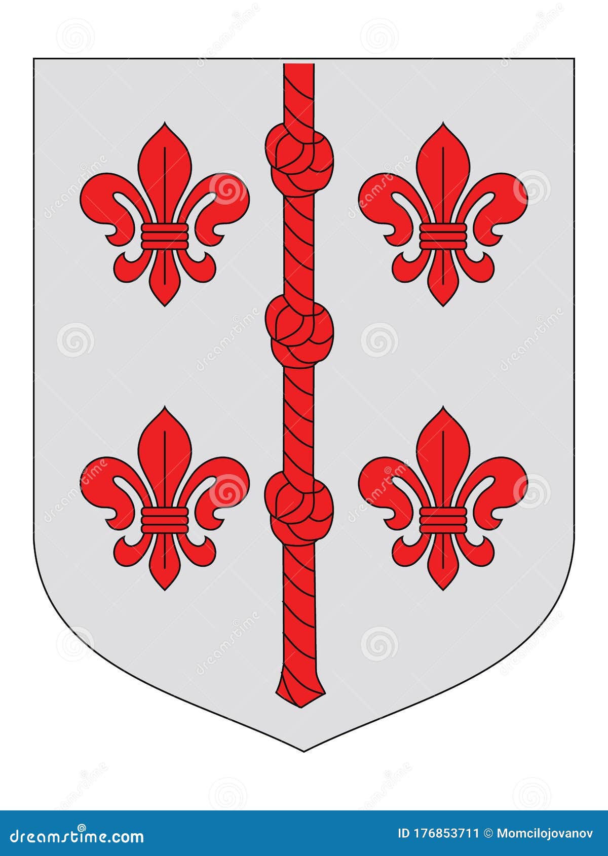 Coat of Arms of Hiiu County Stock Vector - Illustration of ...