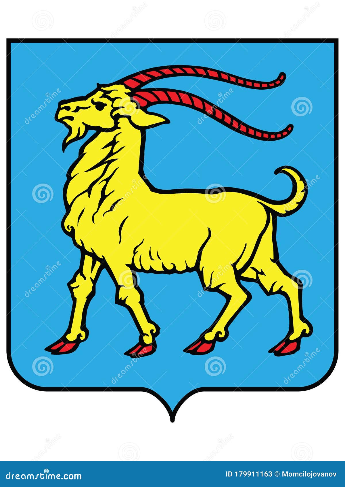Coat of Arms of Istria County Stock Vector - Illustration of medimurje ...