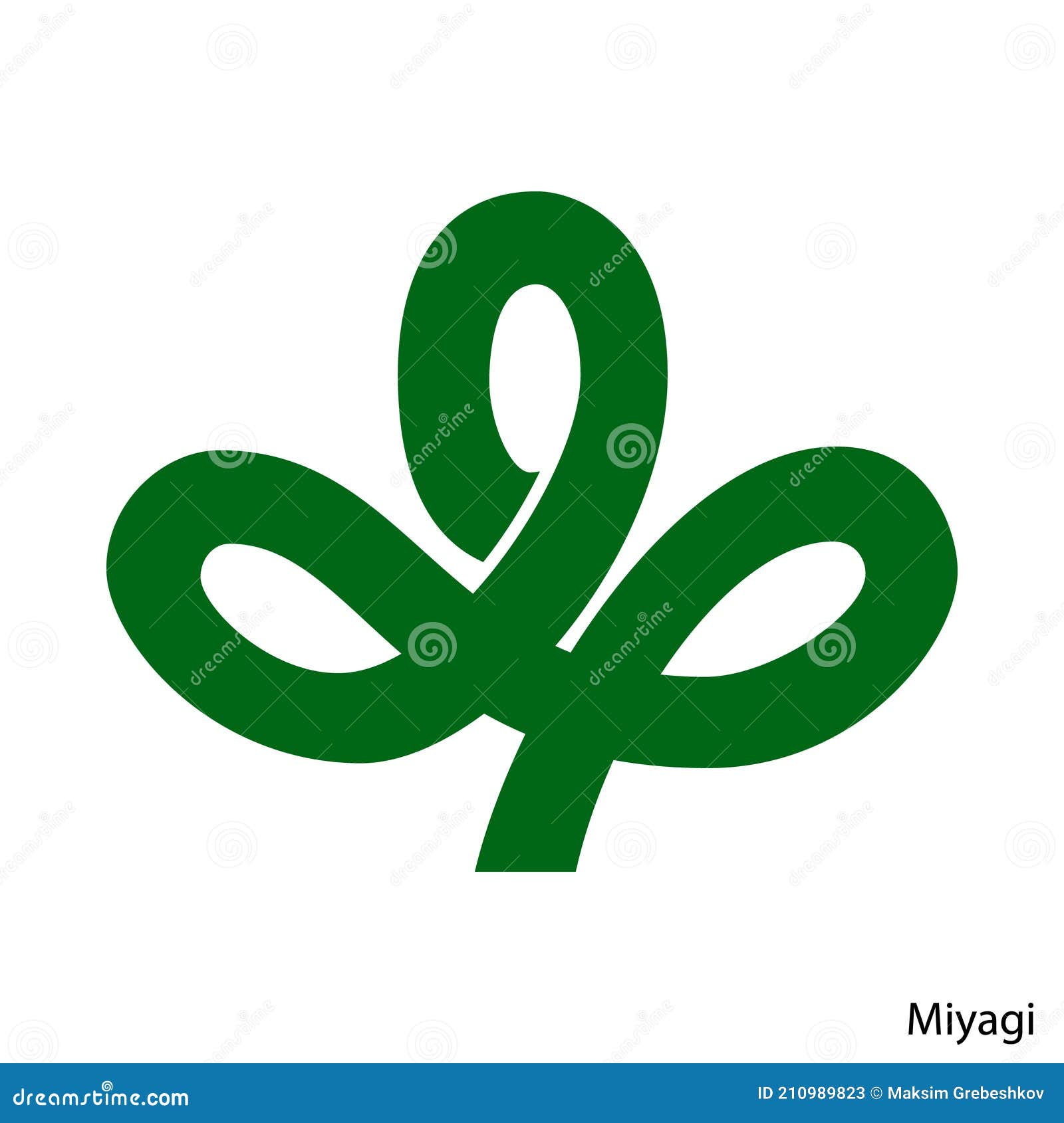 Coat of Arms of Miyagi is a Japan Prefecture. Vector Emblem Stock ...