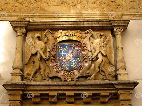 Coat of Arms, Neuchatel, CH Stock Image - Image of switzerland, crown ...