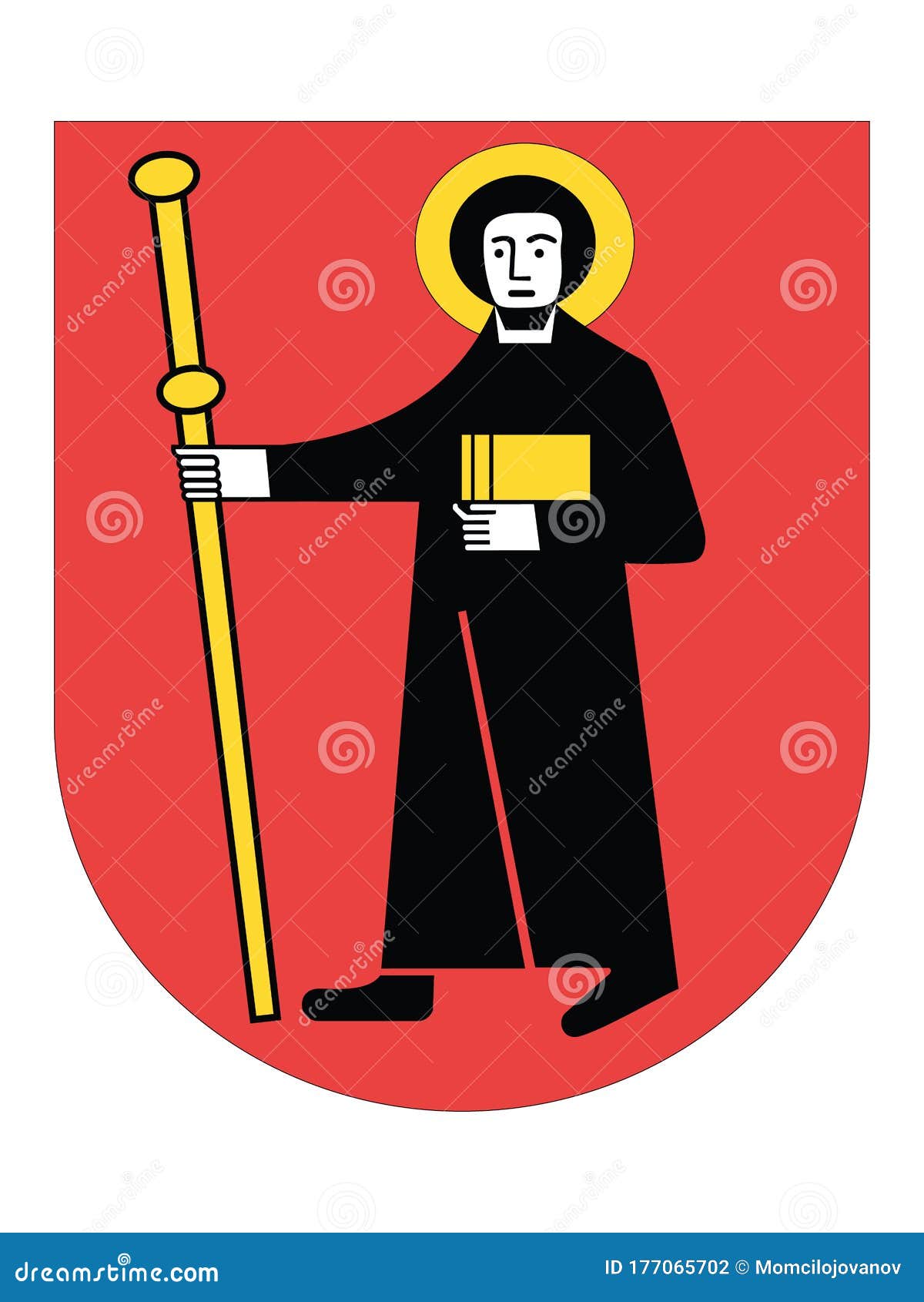 Coat of Arms of Glarus stock vector. Illustration of canton - 177065702