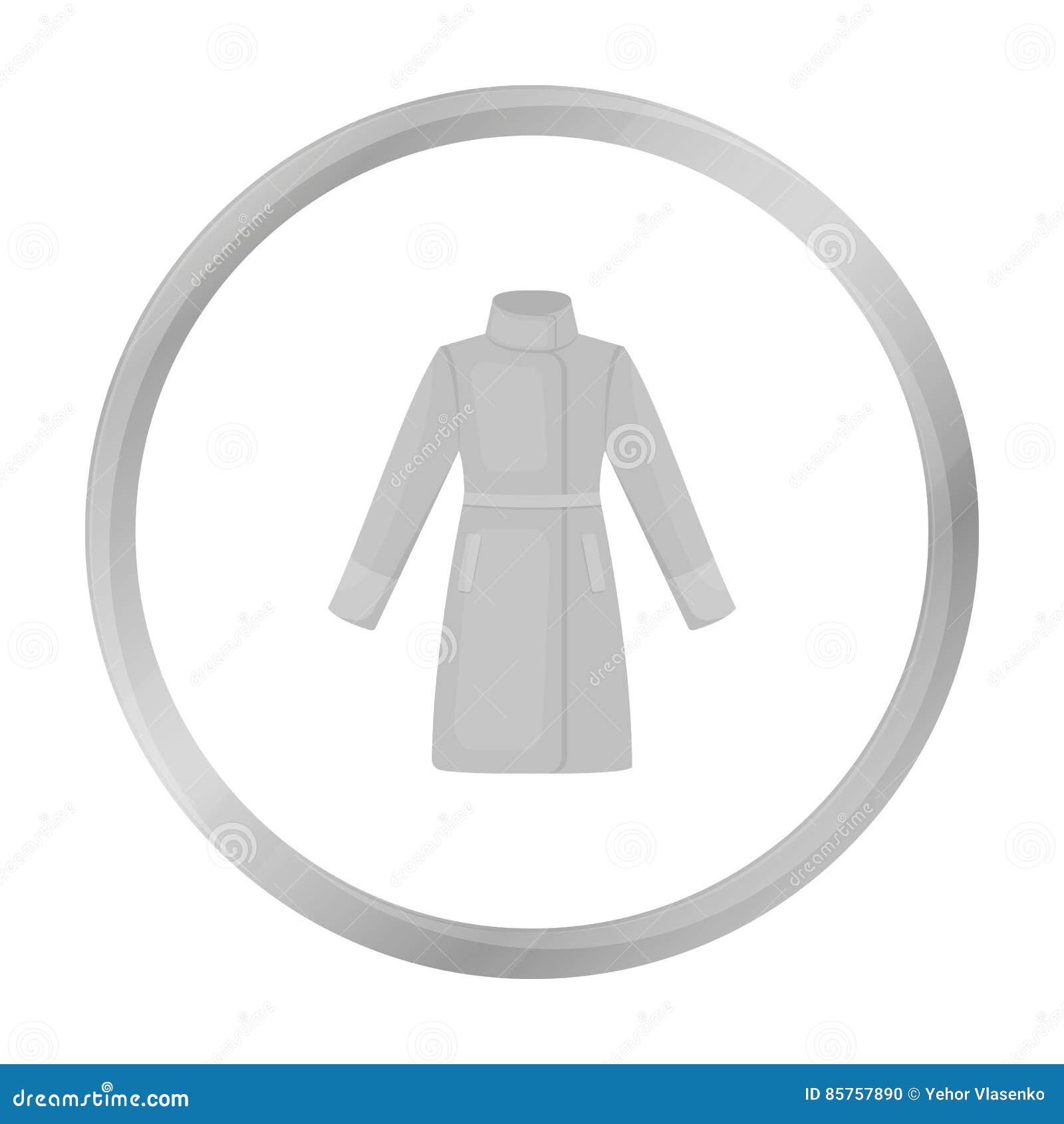 Coat Icon of Vector Illustration for Web and Mobile Stock Vector ...