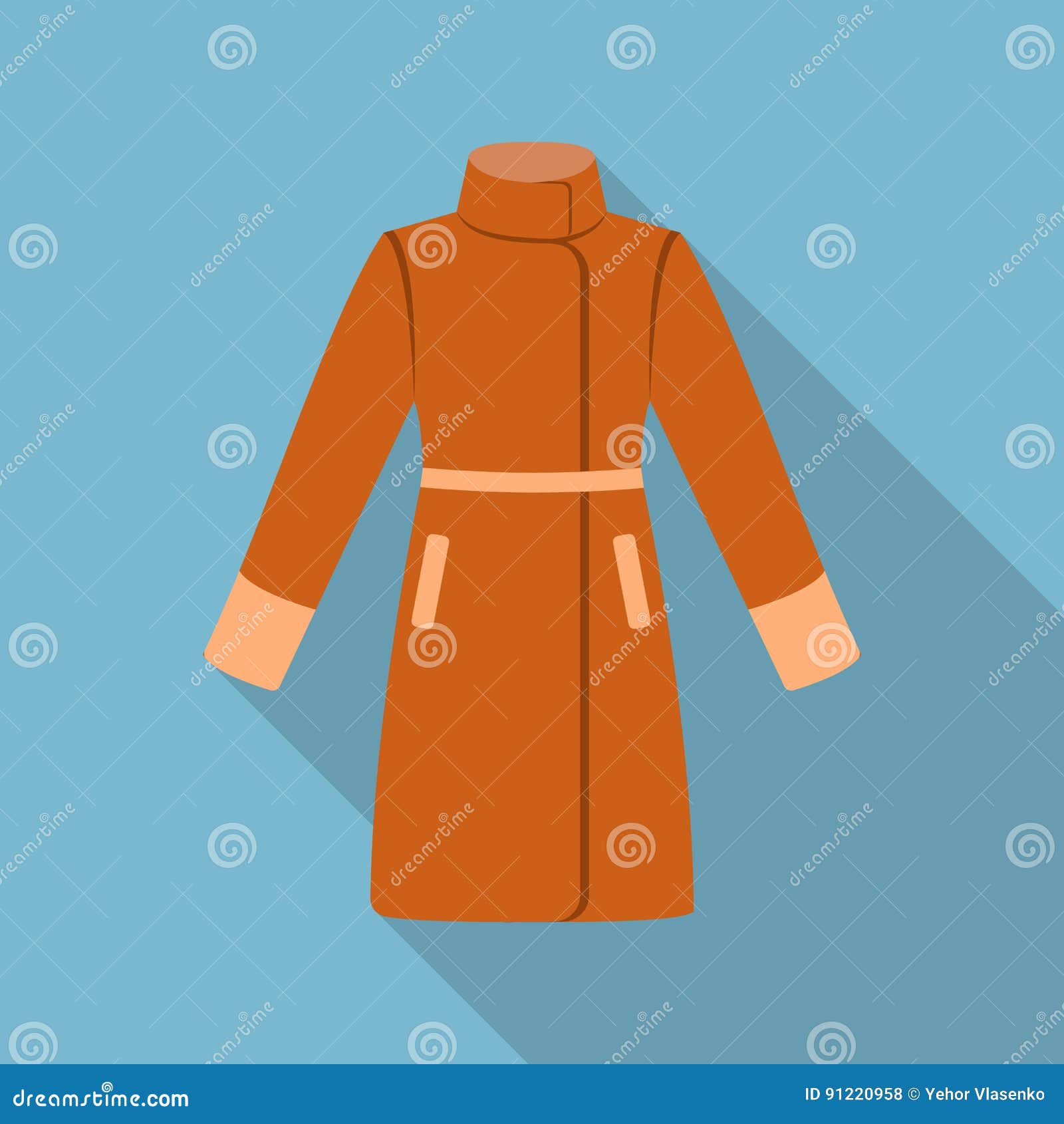 Coat Icon of Vector Illustration for Web and Mobile Stock Vector ...