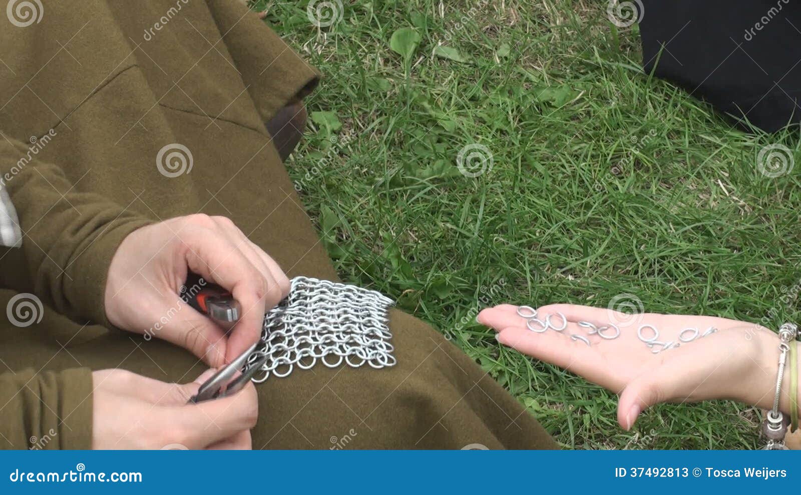 Coat of mail stock video. Video of medieval, armor, mail - 37492813