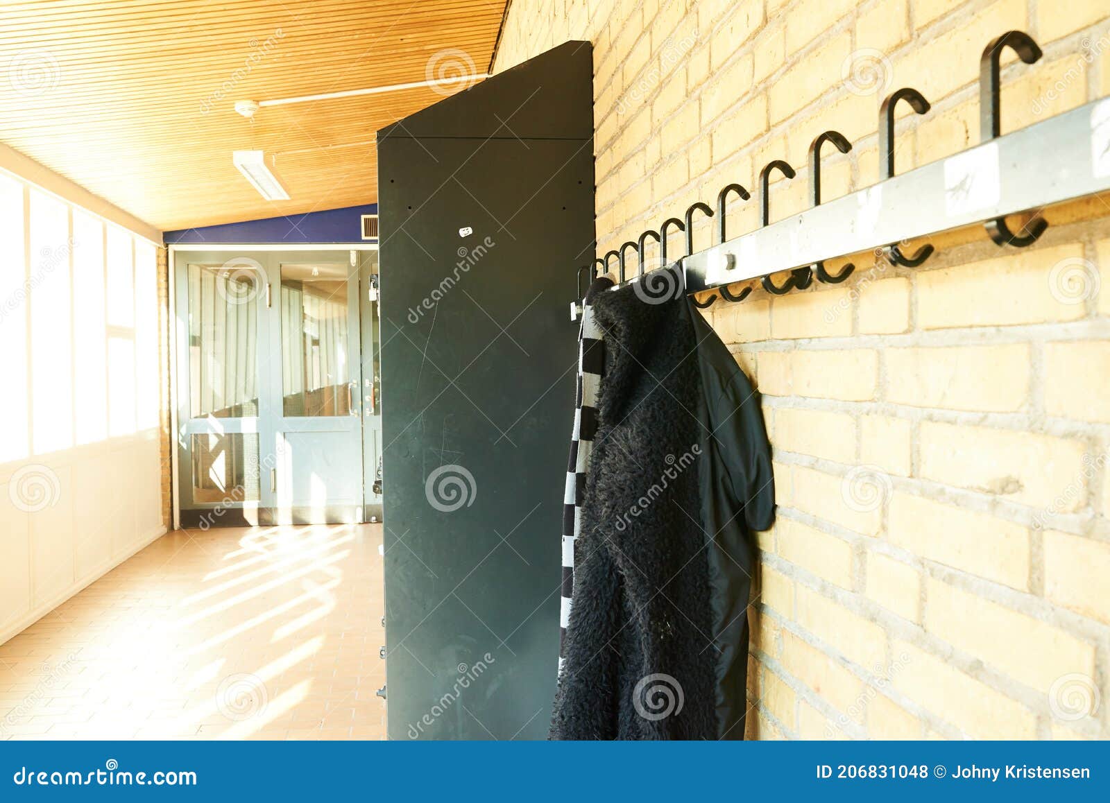 Coat Rack with Jacket Hanging on it Stock Photo - Image of wardrobe ...