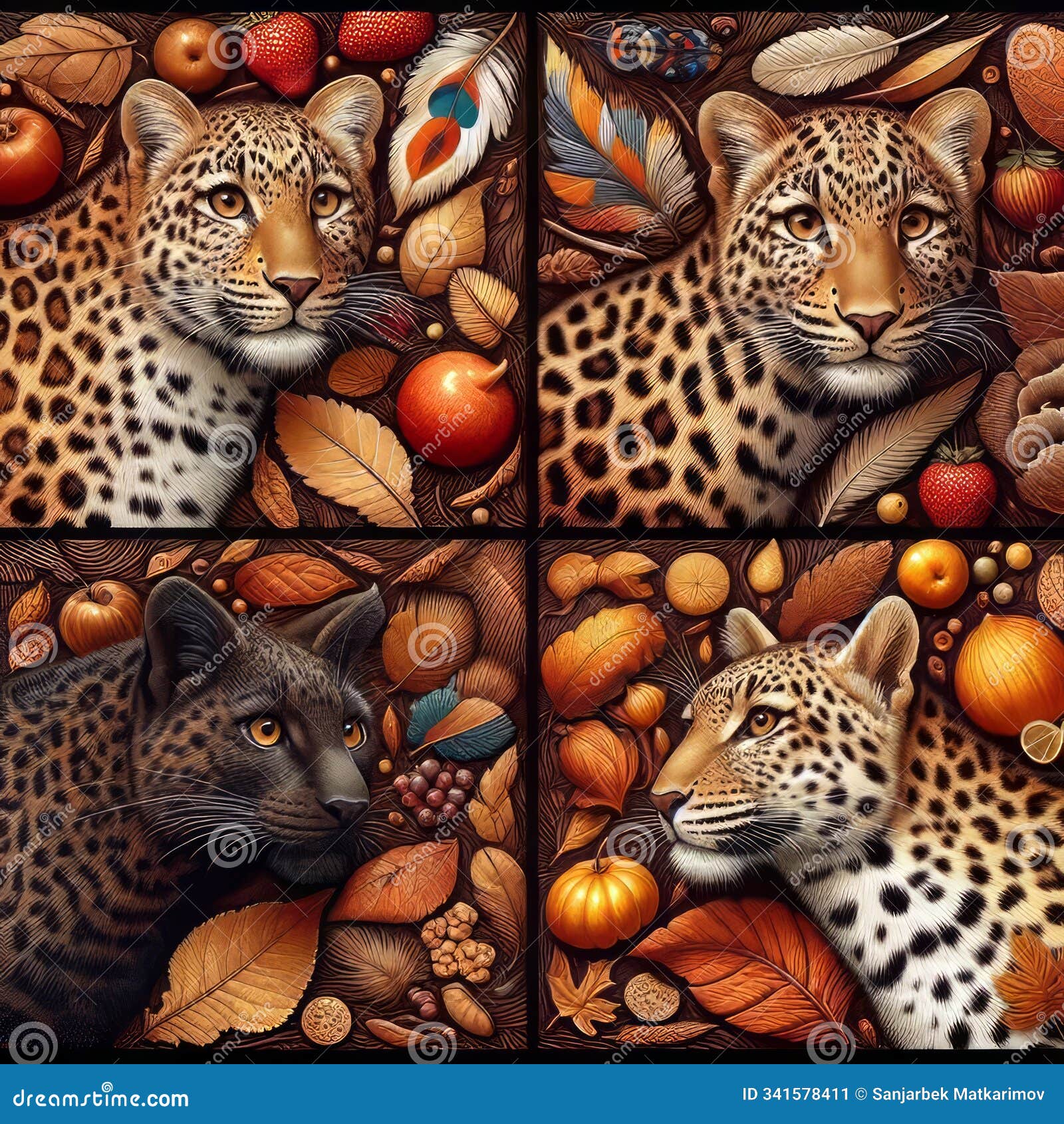 Coat Skin Feather Variations Consider Natural Color Morphs Patte Stock ...