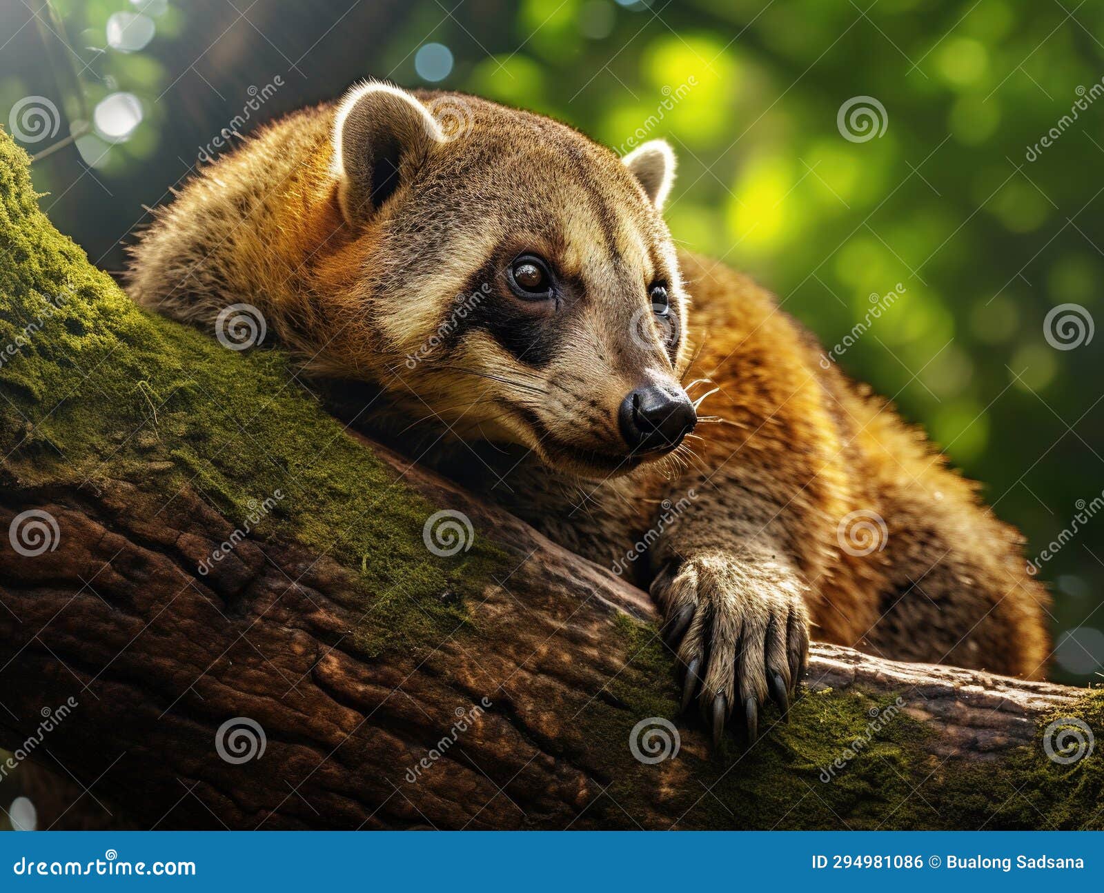 Coati stock illustration. Illustration of nature, majestic - 294981086