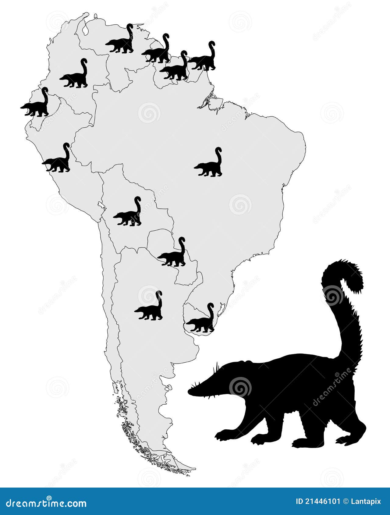 Coati Range Stock Image - Image: 21446101