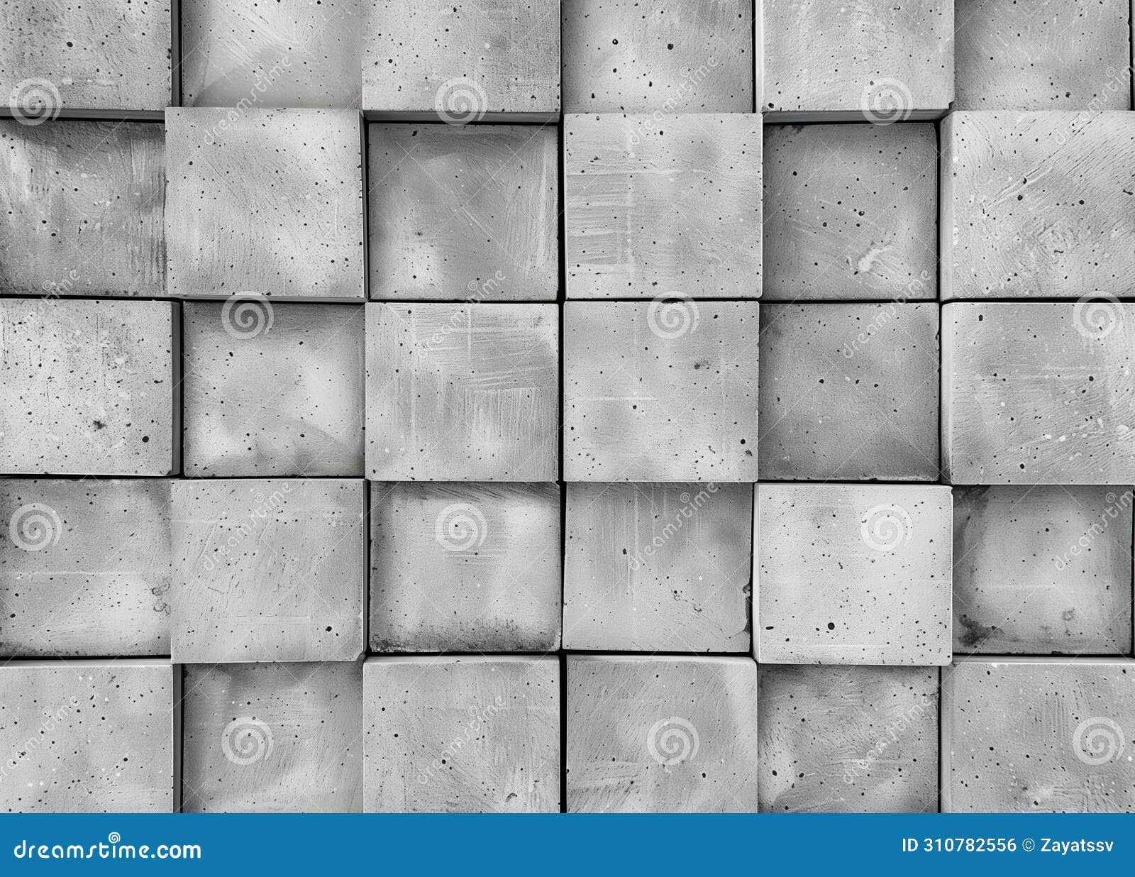 Coating with Modern Textured Paving Tiles of Square Shape. Stock Photo ...