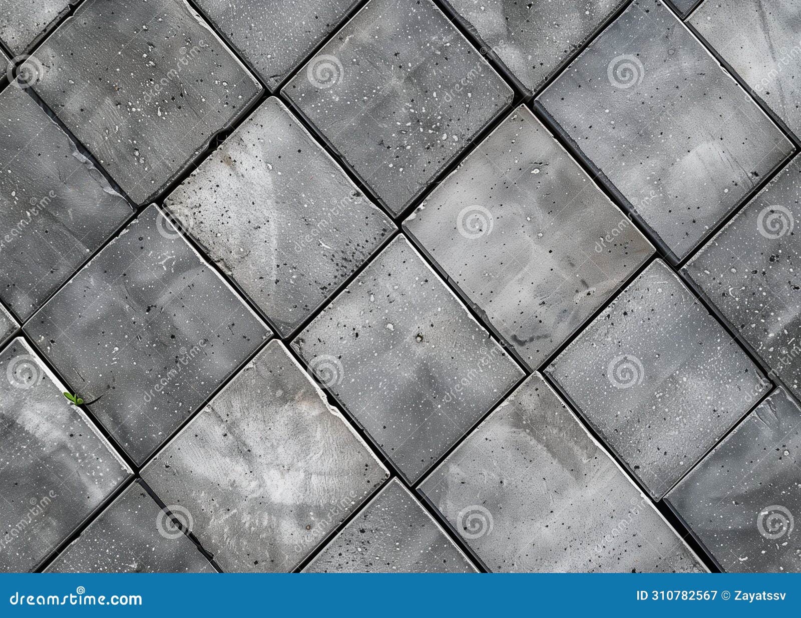 Coating with Modern Textured Paving Tiles of Square Shape. Stock Image ...