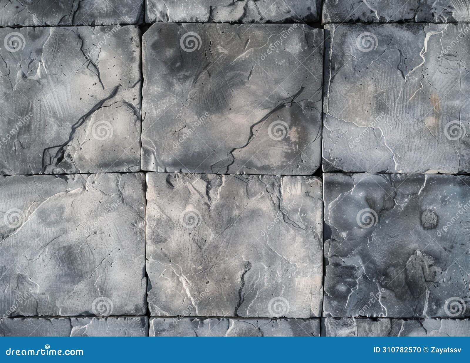 Coating with Modern Textured Paving Tiles of Square Shape. Stock Photo ...