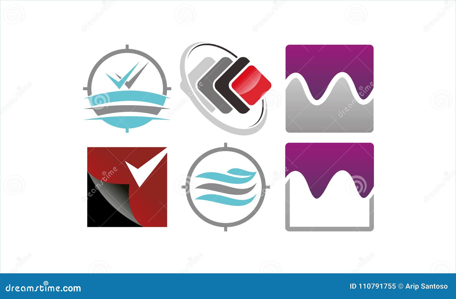 Coating System Template Set Stock Vector - Illustration of layered ...