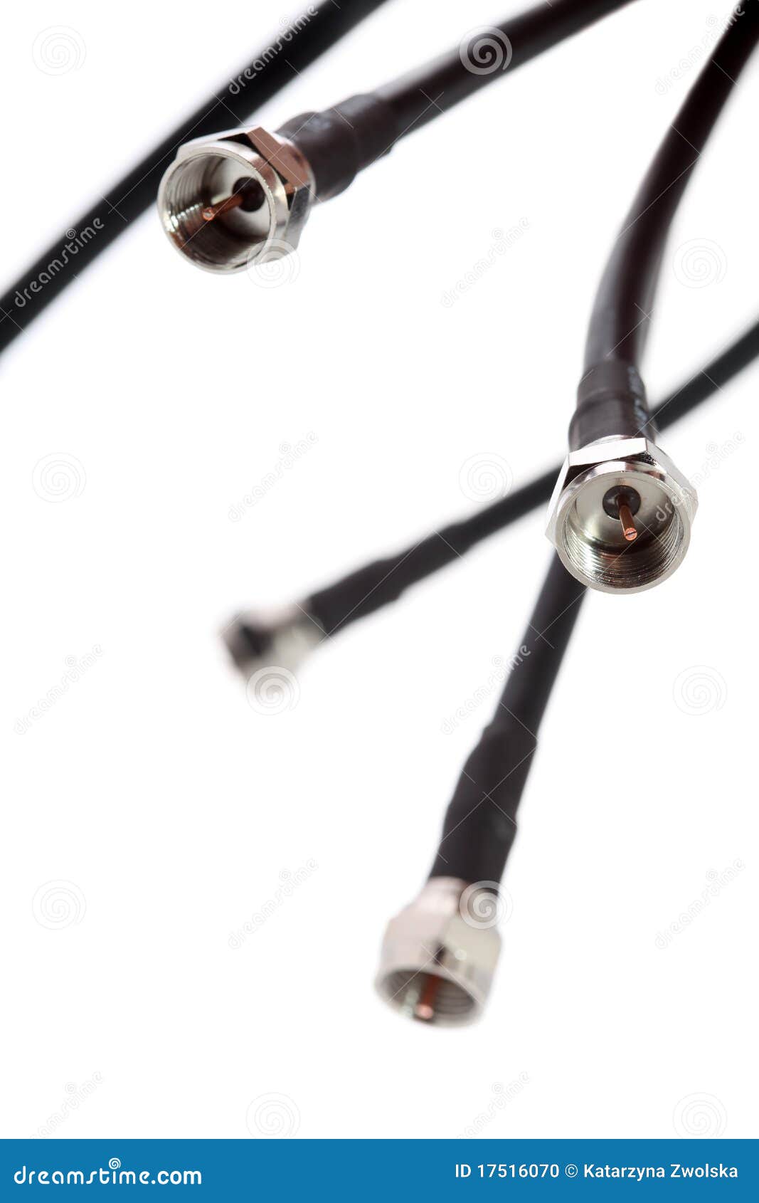 Coax cable stock photo. Image of space, connector, copper - 17516070