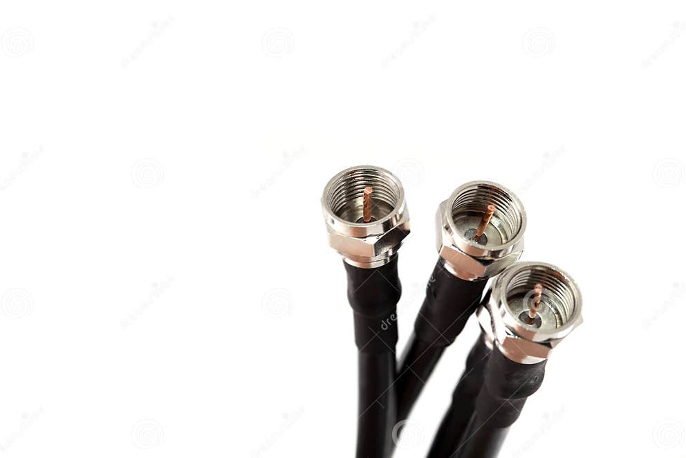 Coax cable stock photo. Image of wired, isolated, coaxial - 17516146