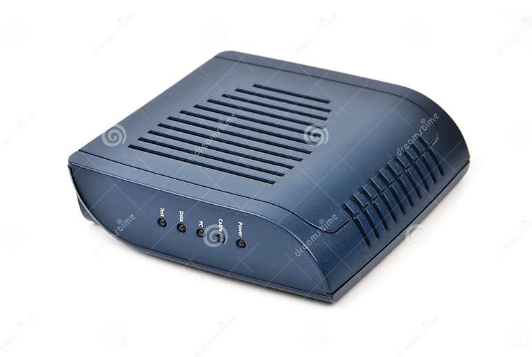 Coax cable modem stock photo. Image of online, microelectronics - 136222936