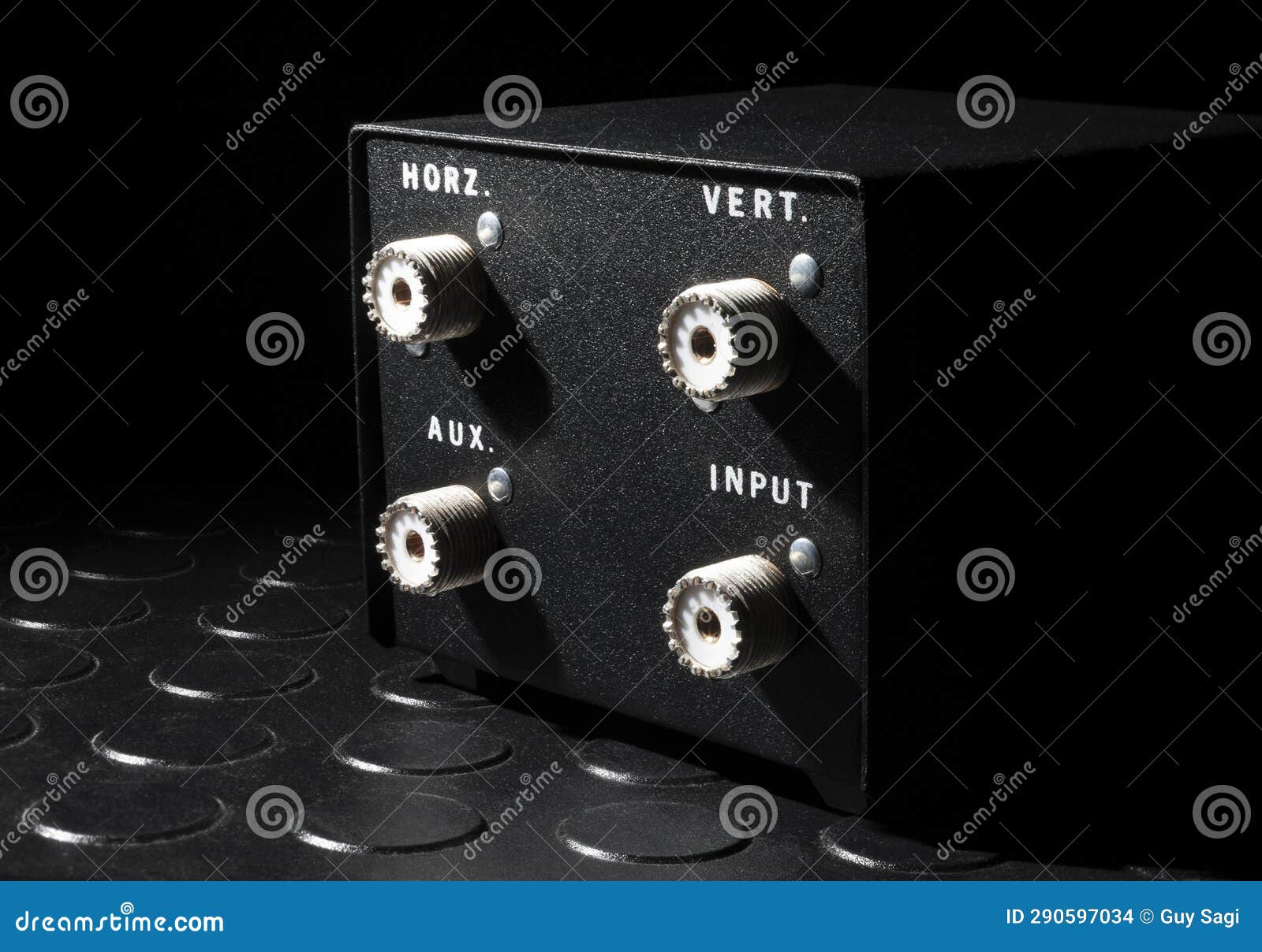 Coax Plugs on an Antenna Switcher Stock Photo - Image of electrical ...
